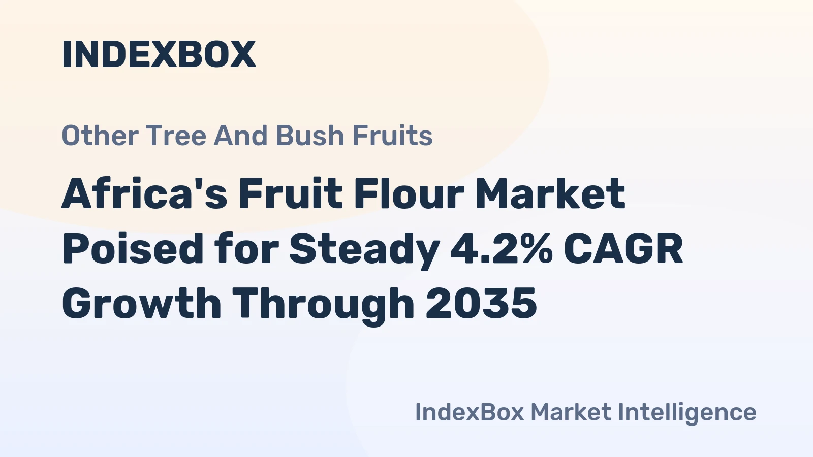 Africa's Fruit Flour Market Poised for Steady 4.2% CAGR Growth Through 2035