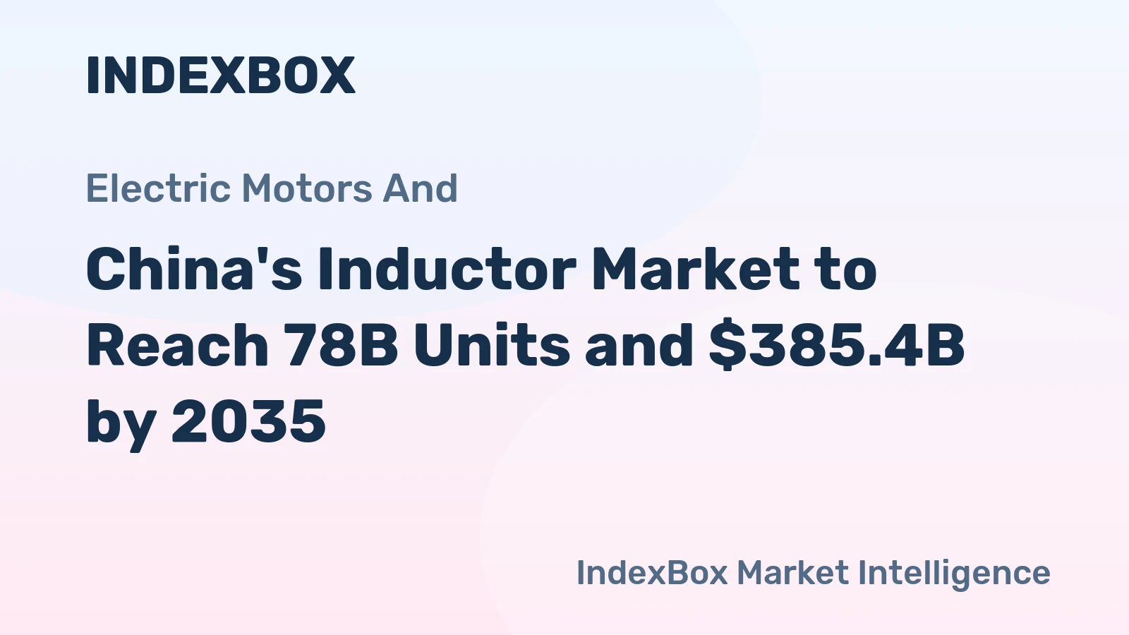 China's Inductor Market to Reach 78B Units and $385.4B by 2035
