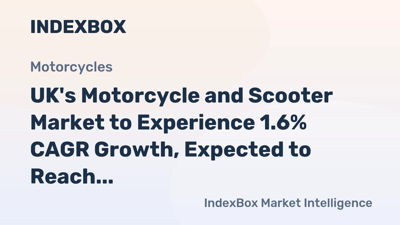 UK's Motorcycle and Scooter Market to Experience 1.6% CAGR Growth, Expected to Reach $1.8B by 2035