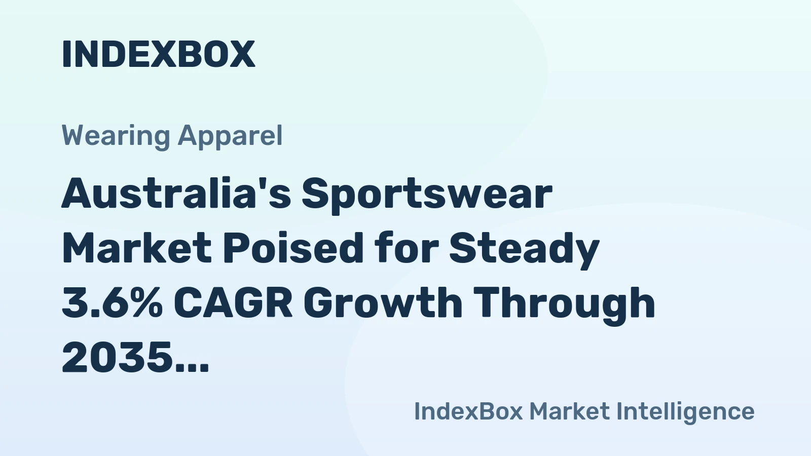 Australia's Sportswear Market Poised for Steady 3.6% CAGR Growth Through 2035