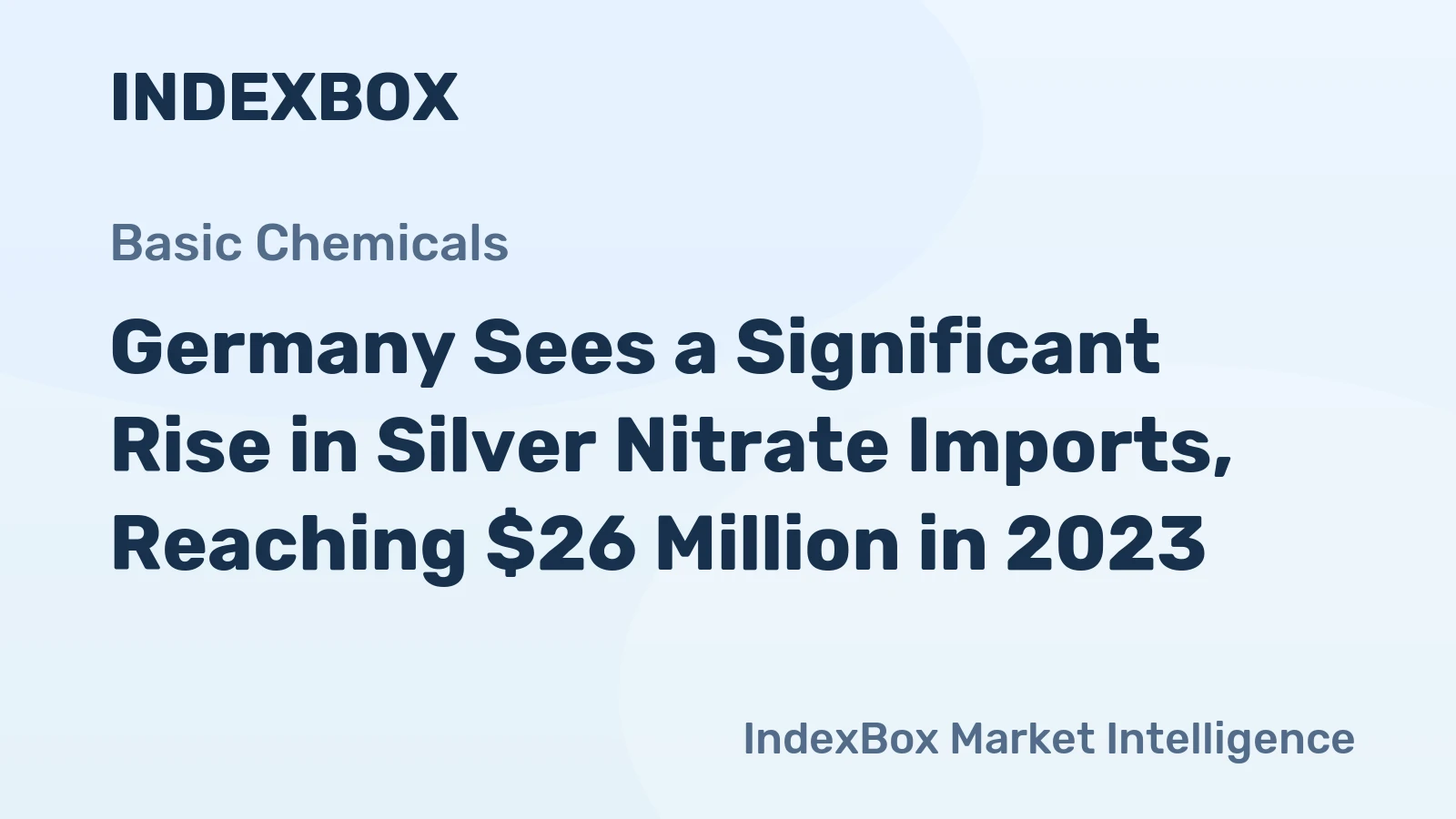 Germany Sees a Significant Rise in Silver Nitrate Imports, Reaching $26 Million in 2023