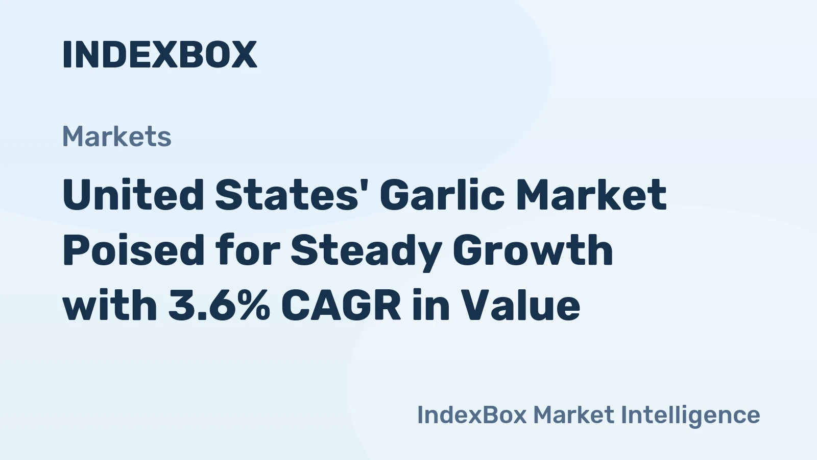 United States' Garlic Market Poised for Steady Growth with 3.6% CAGR in Value