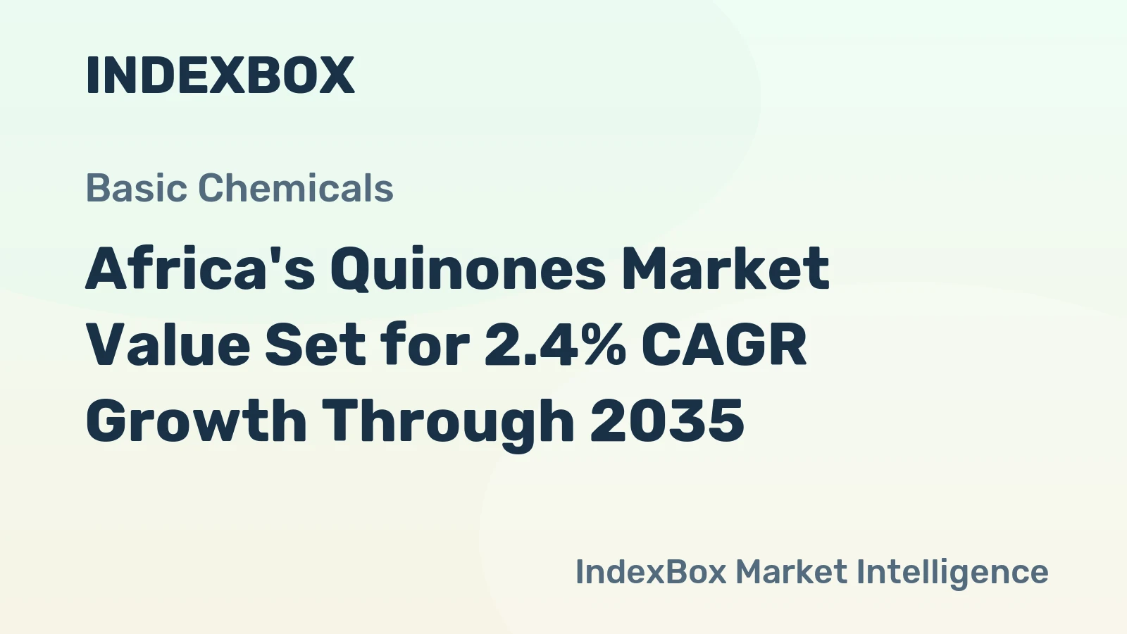 Africa's Quinones Market Value Set for 2.4% CAGR Growth Through 2035