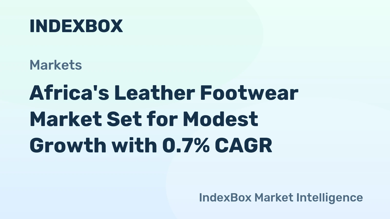Africa's Leather Footwear Market Set for Modest Growth with 0.7% CAGR