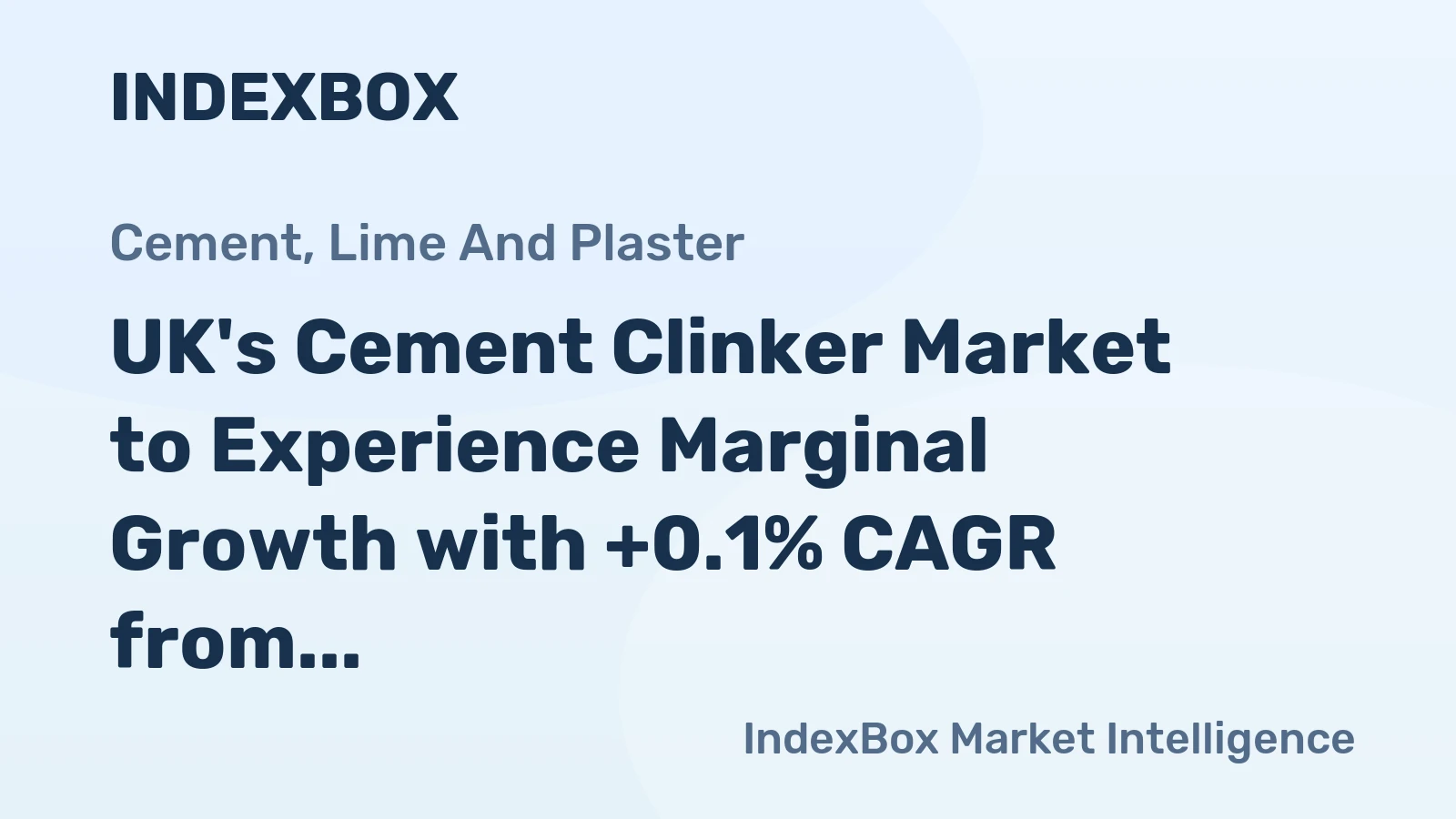 UK's Cement Clinker Market to Experience Marginal Growth with +0.1% CAGR from 2024-2035