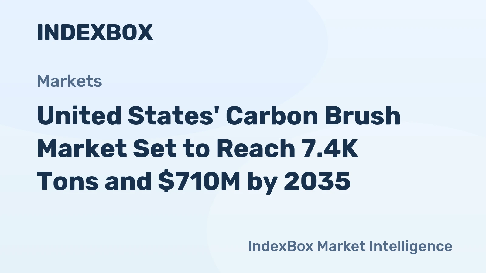 United States' Carbon Brush Market Set to Reach 7.4K Tons and $710M by 2035