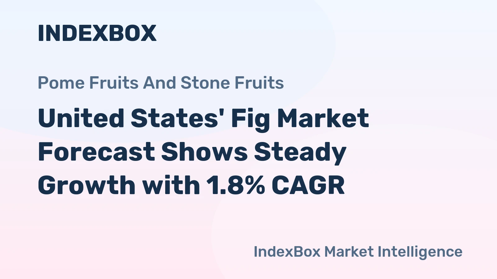 United States' Fig Market Forecast Shows Steady Growth with 1.8% CAGR
