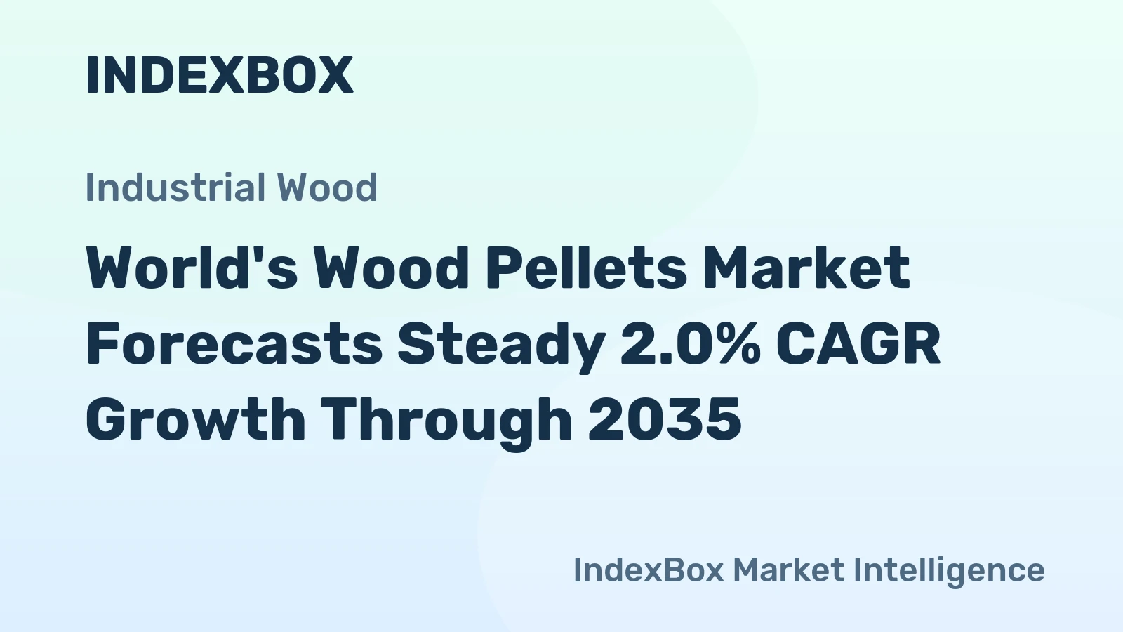 World's Wood Pellets Market Forecasts Steady 2.0% CAGR Growth Through 2035