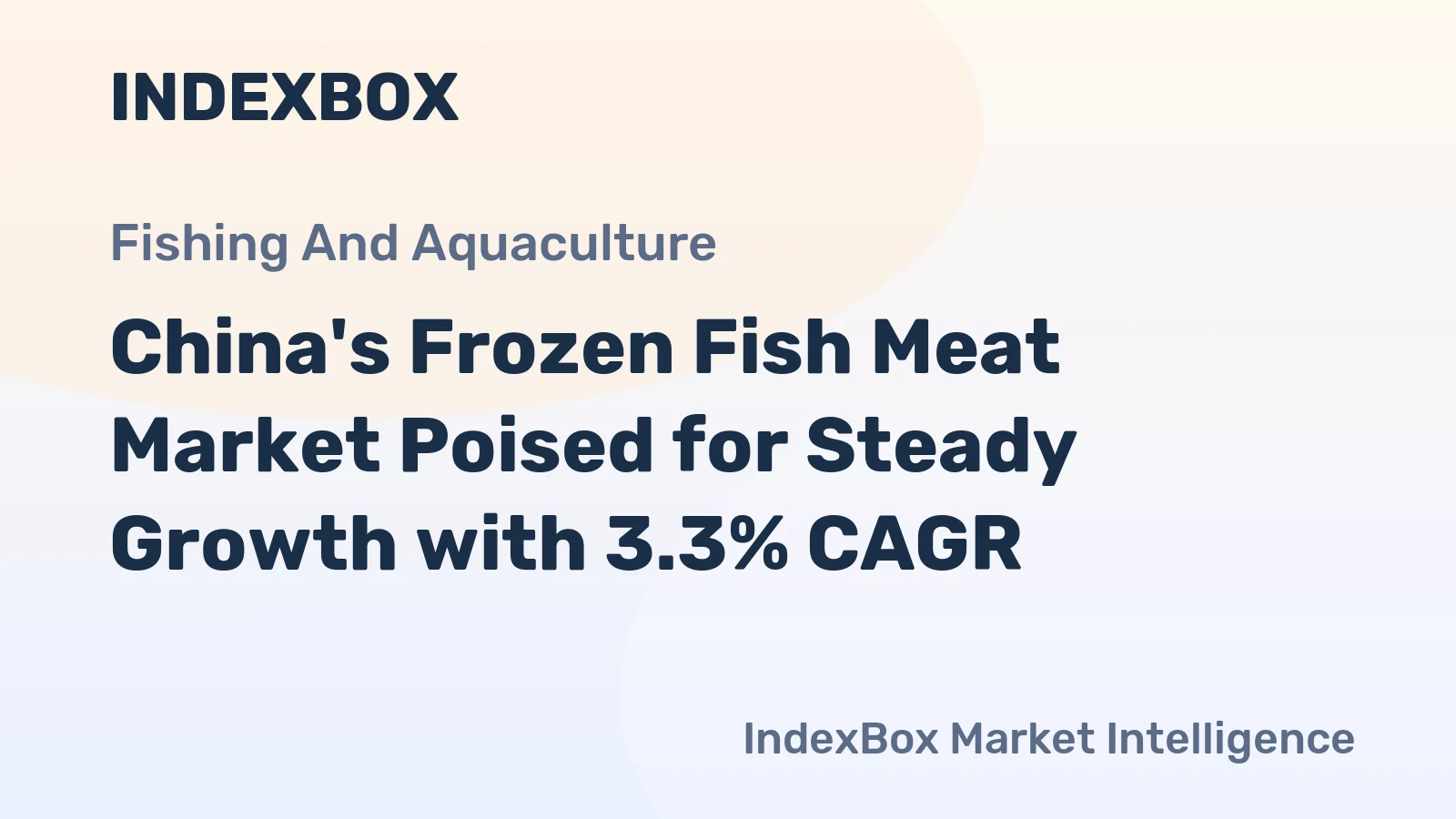 China's Frozen Fish Meat Market Poised for Steady Growth with 3.3% CAGR