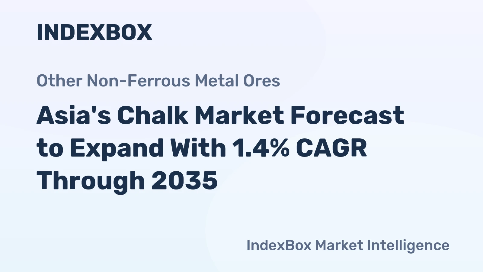 Asia's Chalk Market Forecast to Expand With 1.4% CAGR Through 2035
