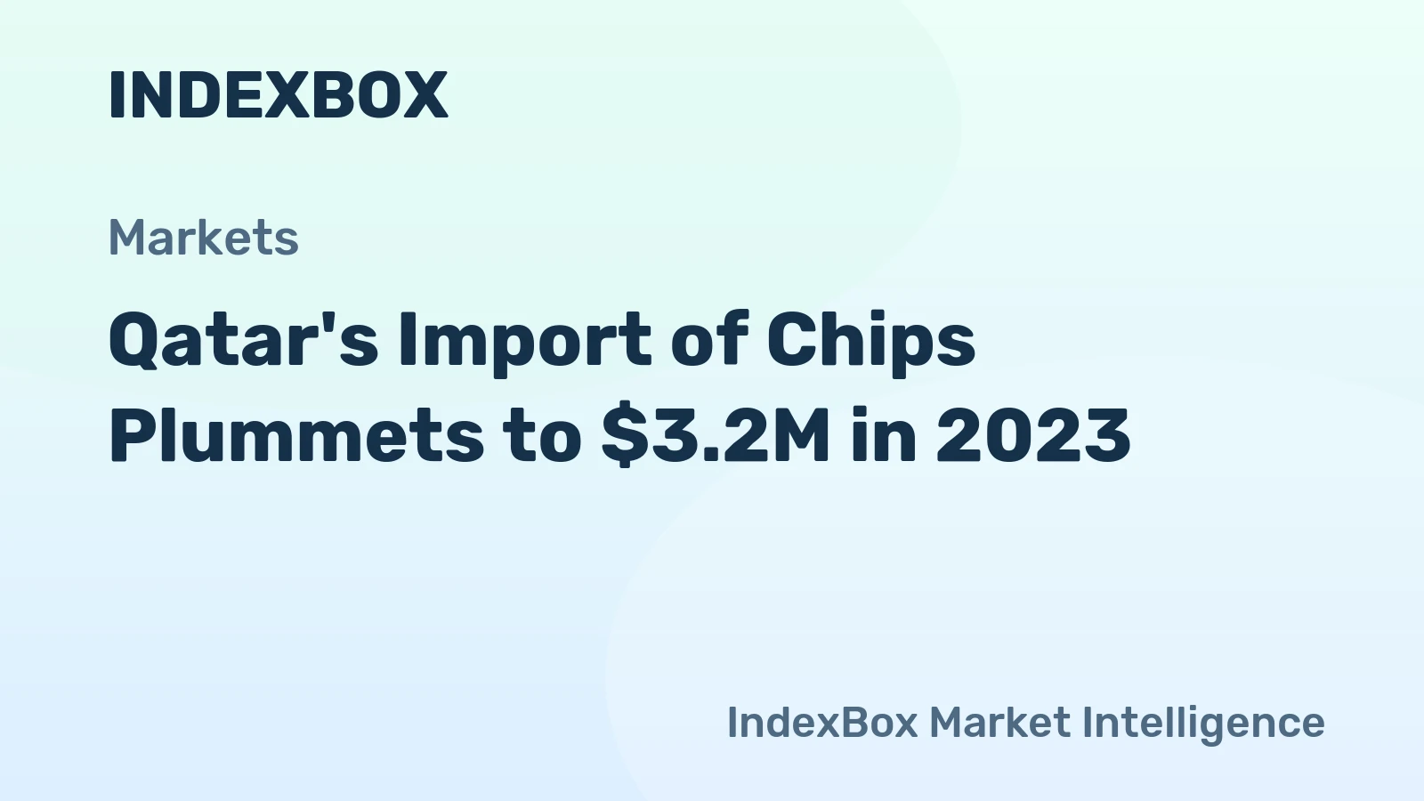 Qatar's Import of Chips Plummets to $3.2M in 2023