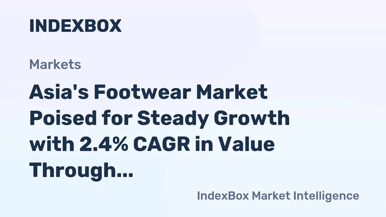 Asia's Footwear Market Poised for Steady Growth with 2.4% CAGR in Value Through 2035