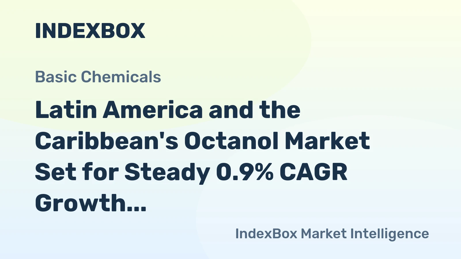 Latin America and the Caribbean's Octanol Market Set for Steady 0.9% CAGR Growth Through 2035