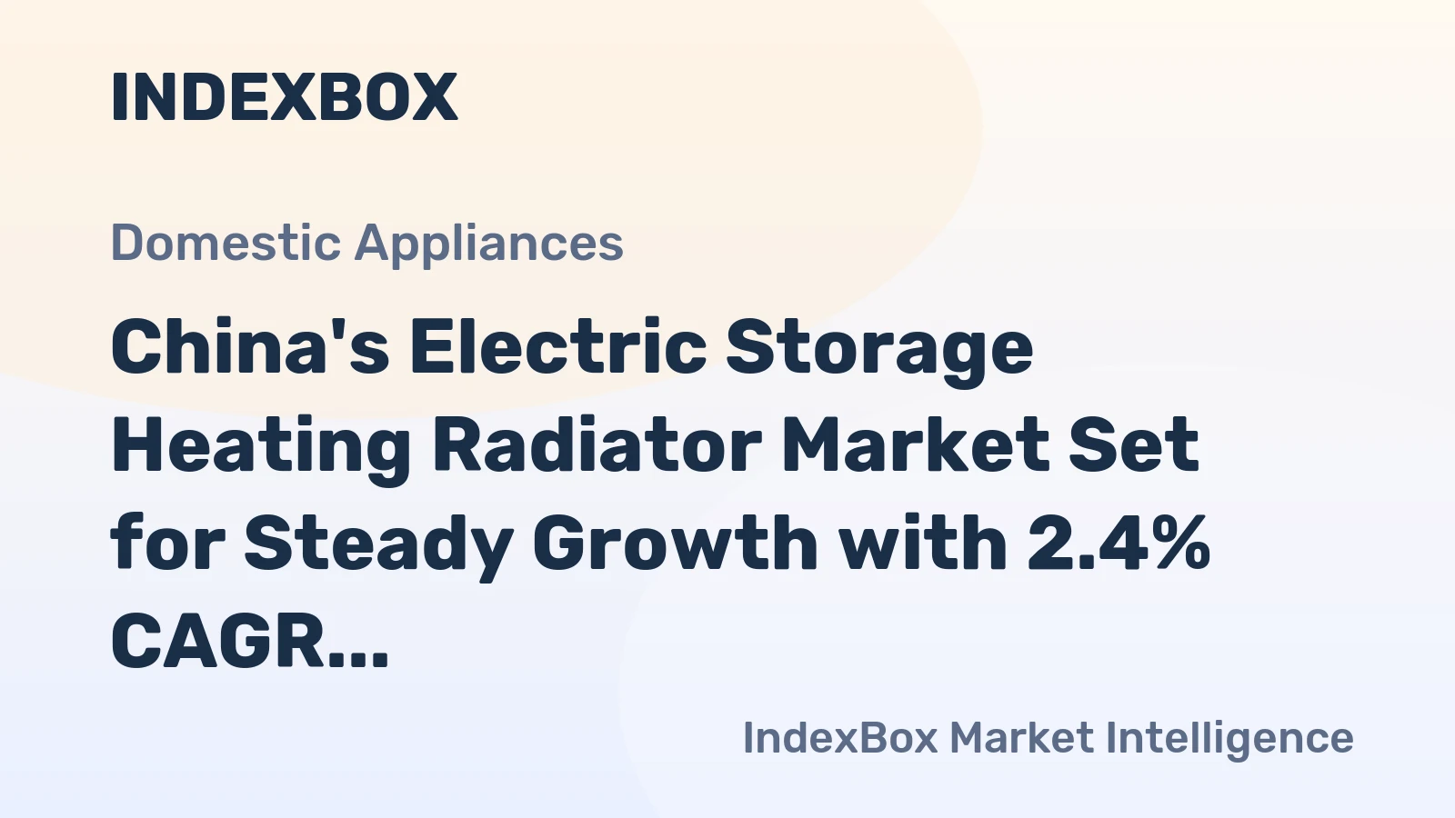 China's Electric Storage Heating Radiator Market Set for Steady Growth with 2.4% CAGR Through 2035