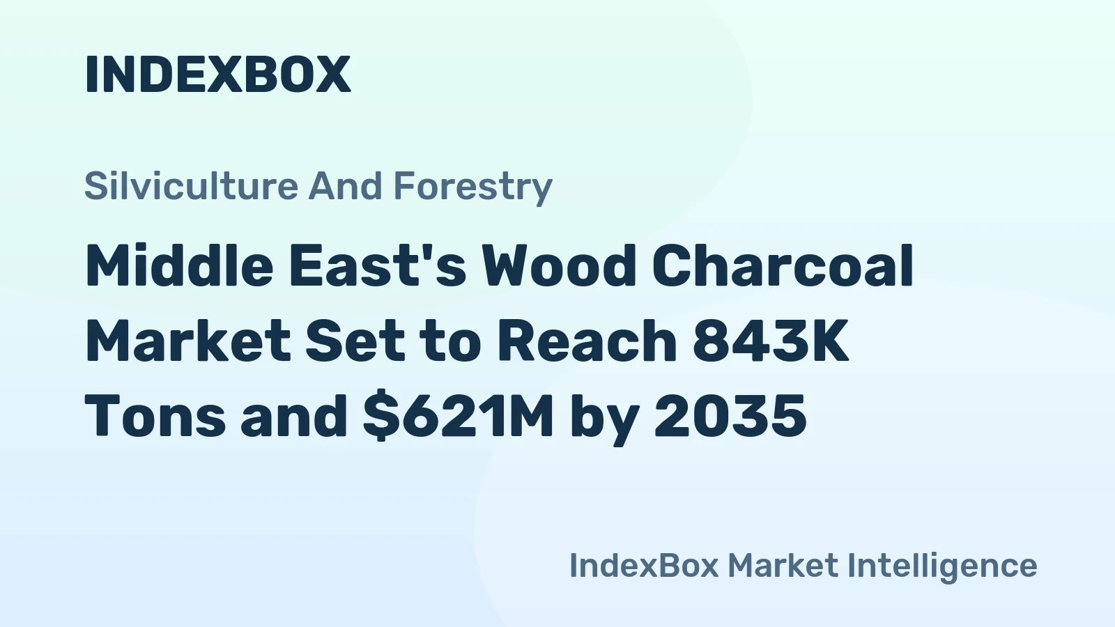 Middle East's Wood Charcoal Market Set to Reach 843K Tons and $621M by 2035