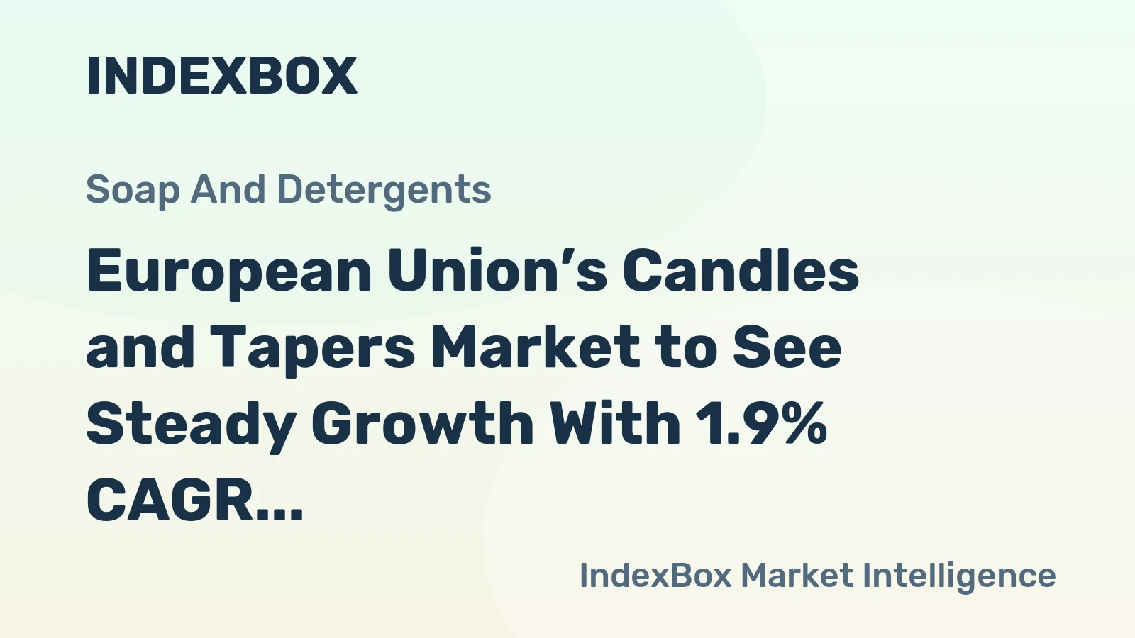 European Union’s Candles and Tapers Market to See Steady Growth With 1.9% CAGR