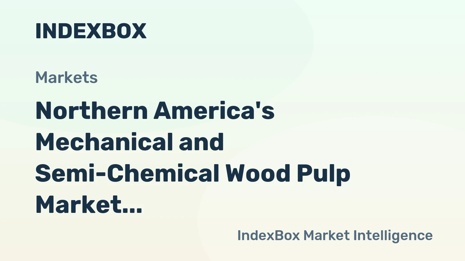 Northern America's Mechanical and Semi-Chemical Wood Pulp Market Poised for 3.2% CAGR Growth Through 2035