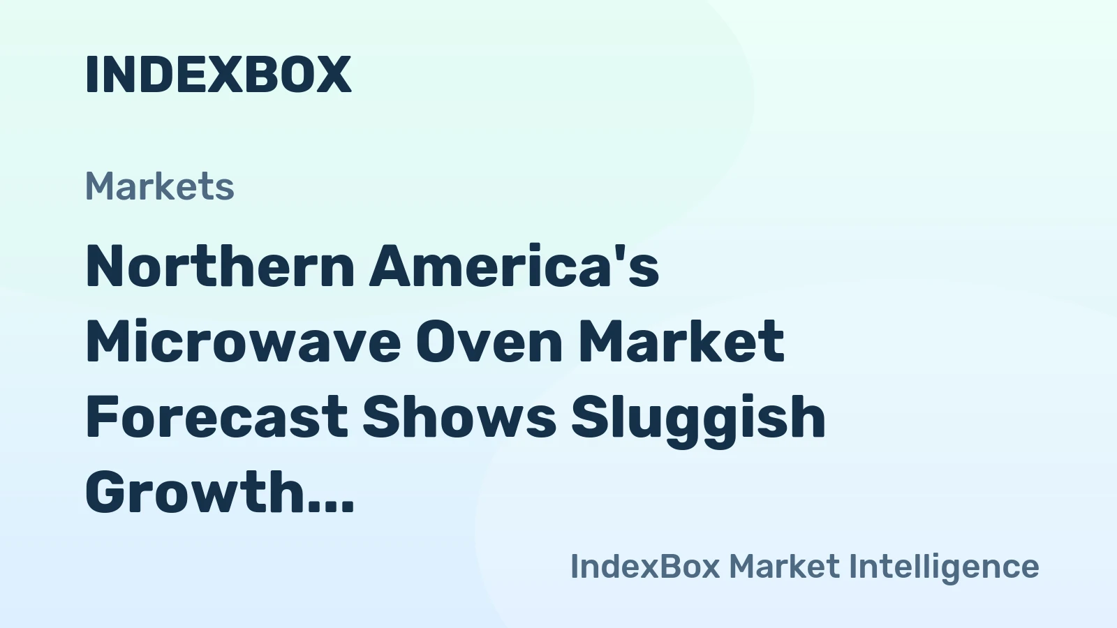 Northern America's Microwave Oven Market Forecast Shows Sluggish Growth With a 0.2% Volume CAGR Through 2035