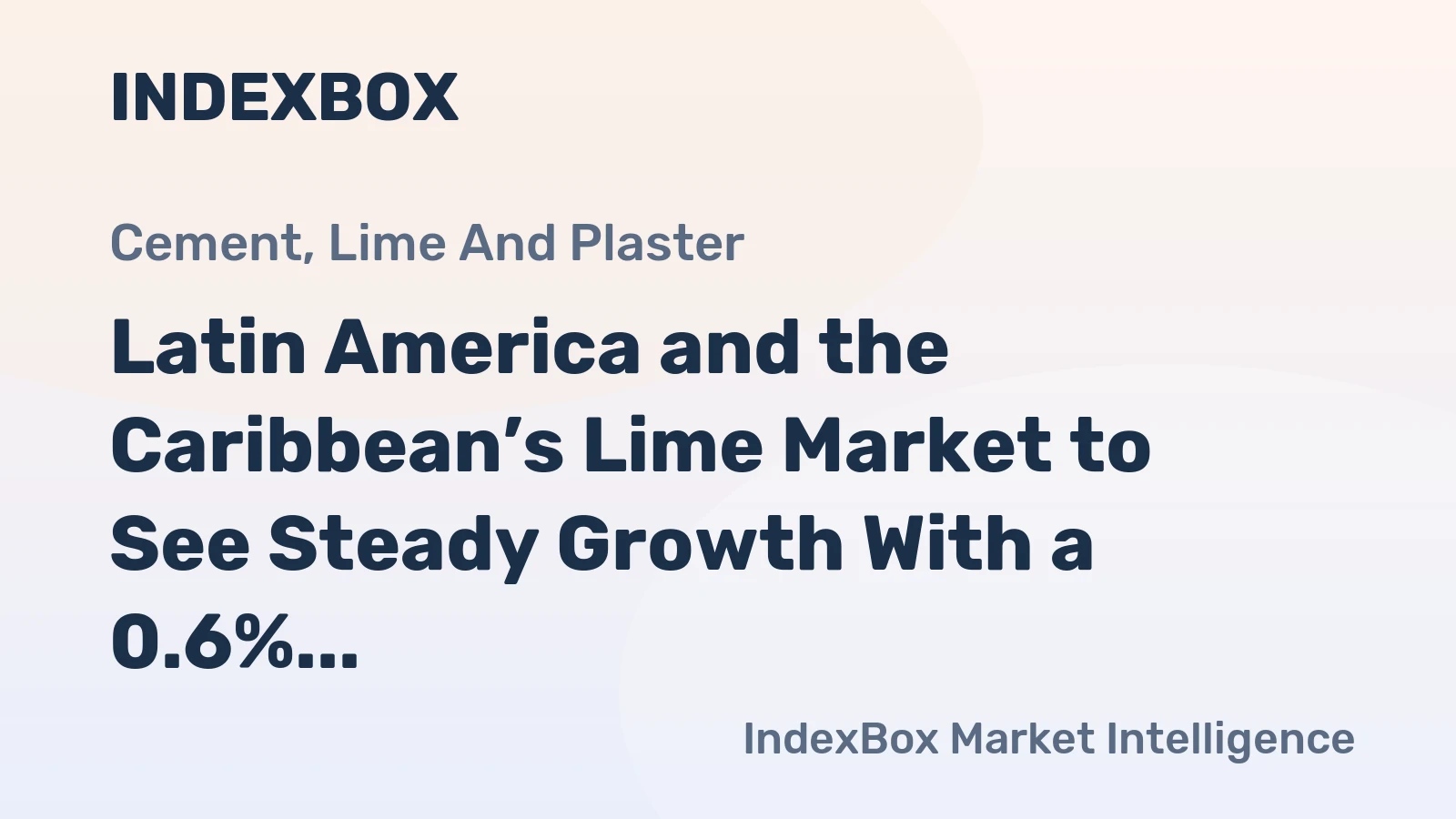 Latin America and the Caribbean’s Lime Market to See Steady Growth With a 0.6% CAGR Through 2035