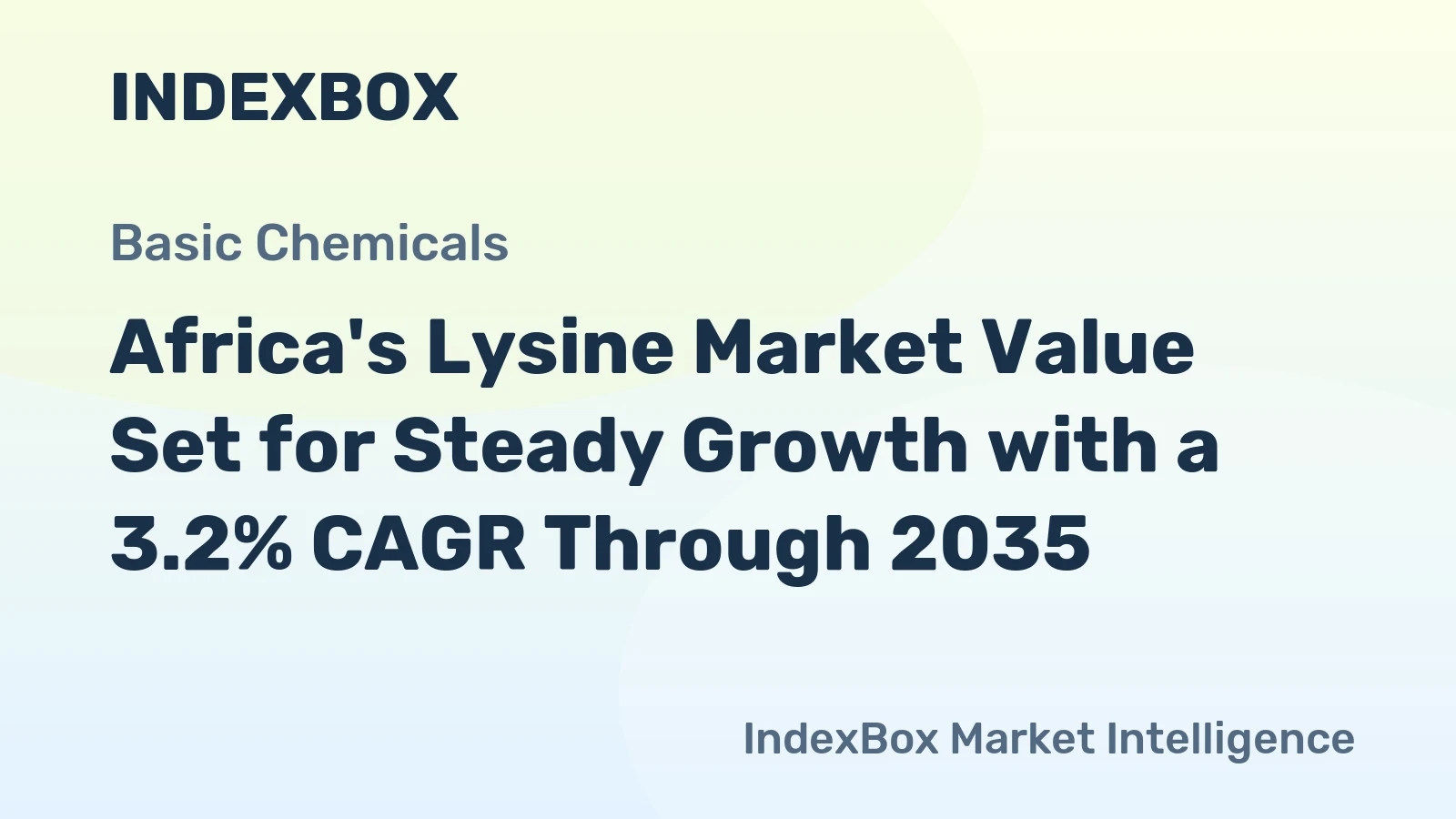 Africa's Lysine Market Value Set for Steady Growth with a 3.2% CAGR Through 2035