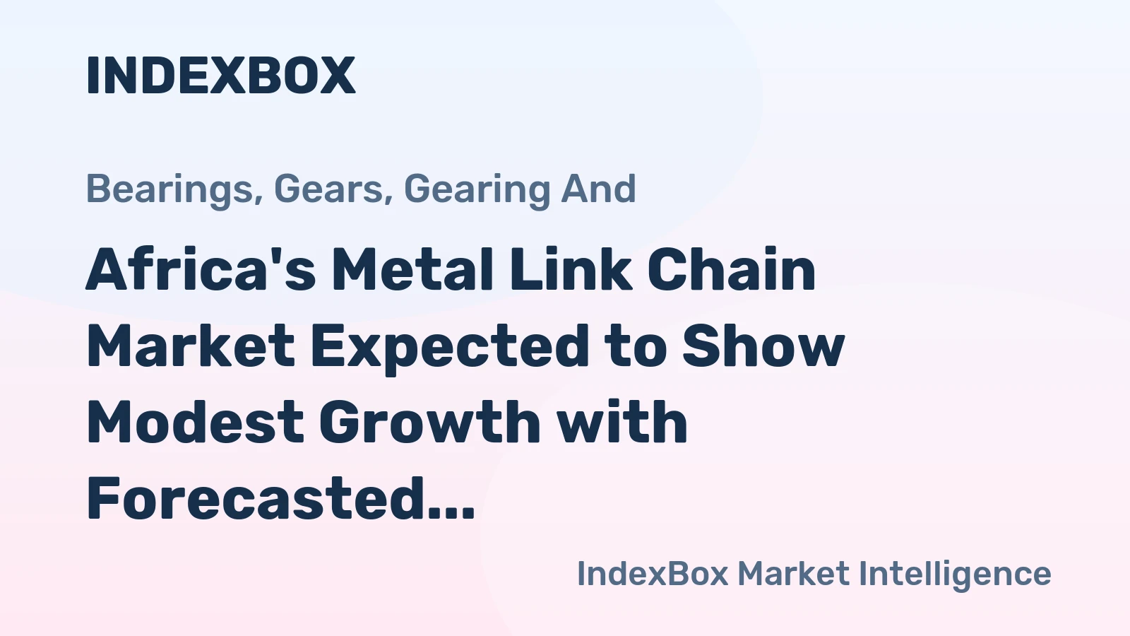 Africa's Metal Link Chain Market Expected to Show Modest Growth with Forecasted CAGR of +1.2% from 2024 to 2035