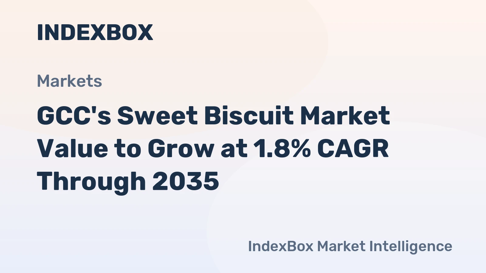 GCC's Sweet Biscuit Market Value to Grow at 1.8% CAGR Through 2035