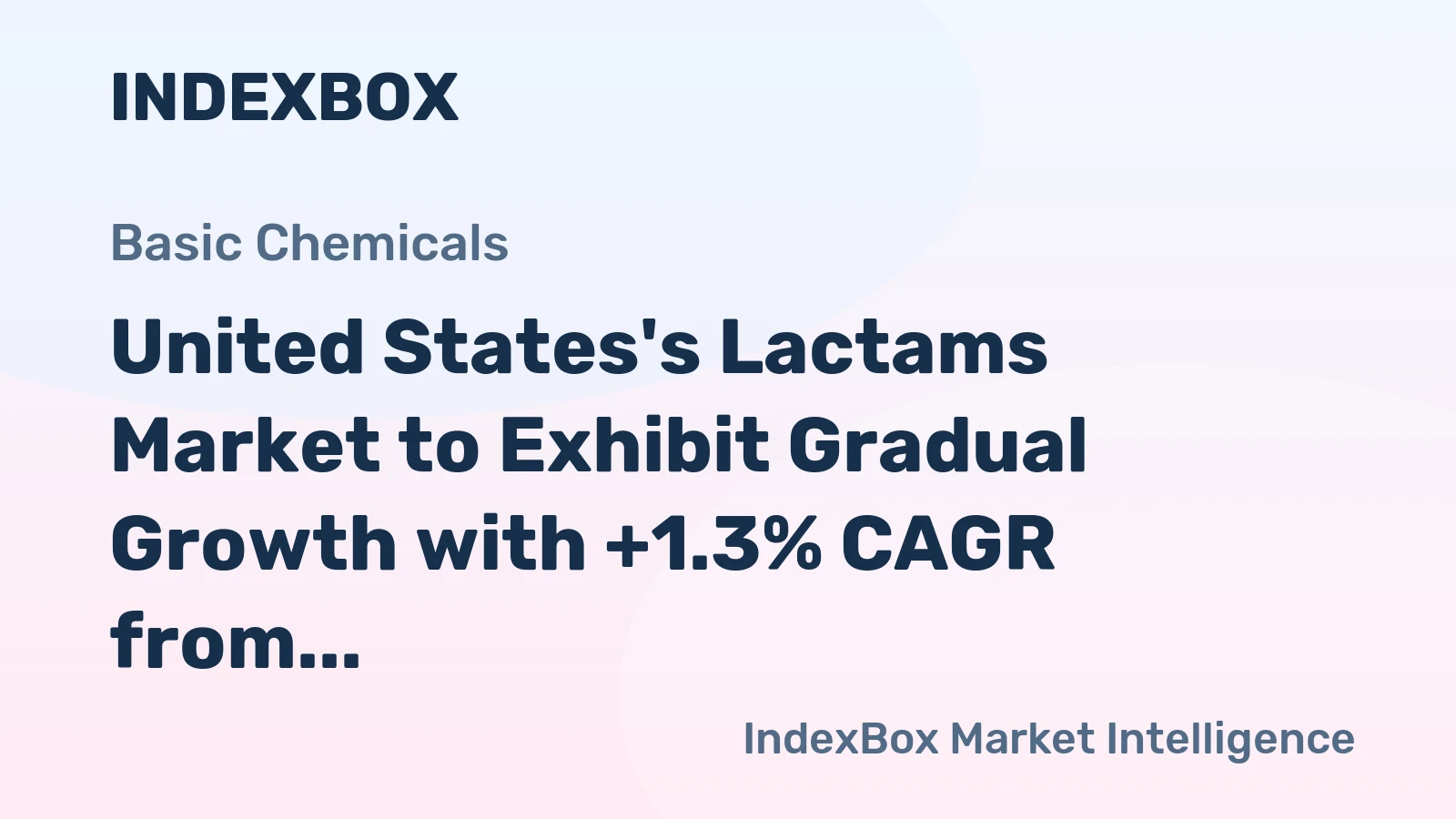 United States's Lactams Market to Exhibit Gradual Growth with +1.3% CAGR from 2024-2035