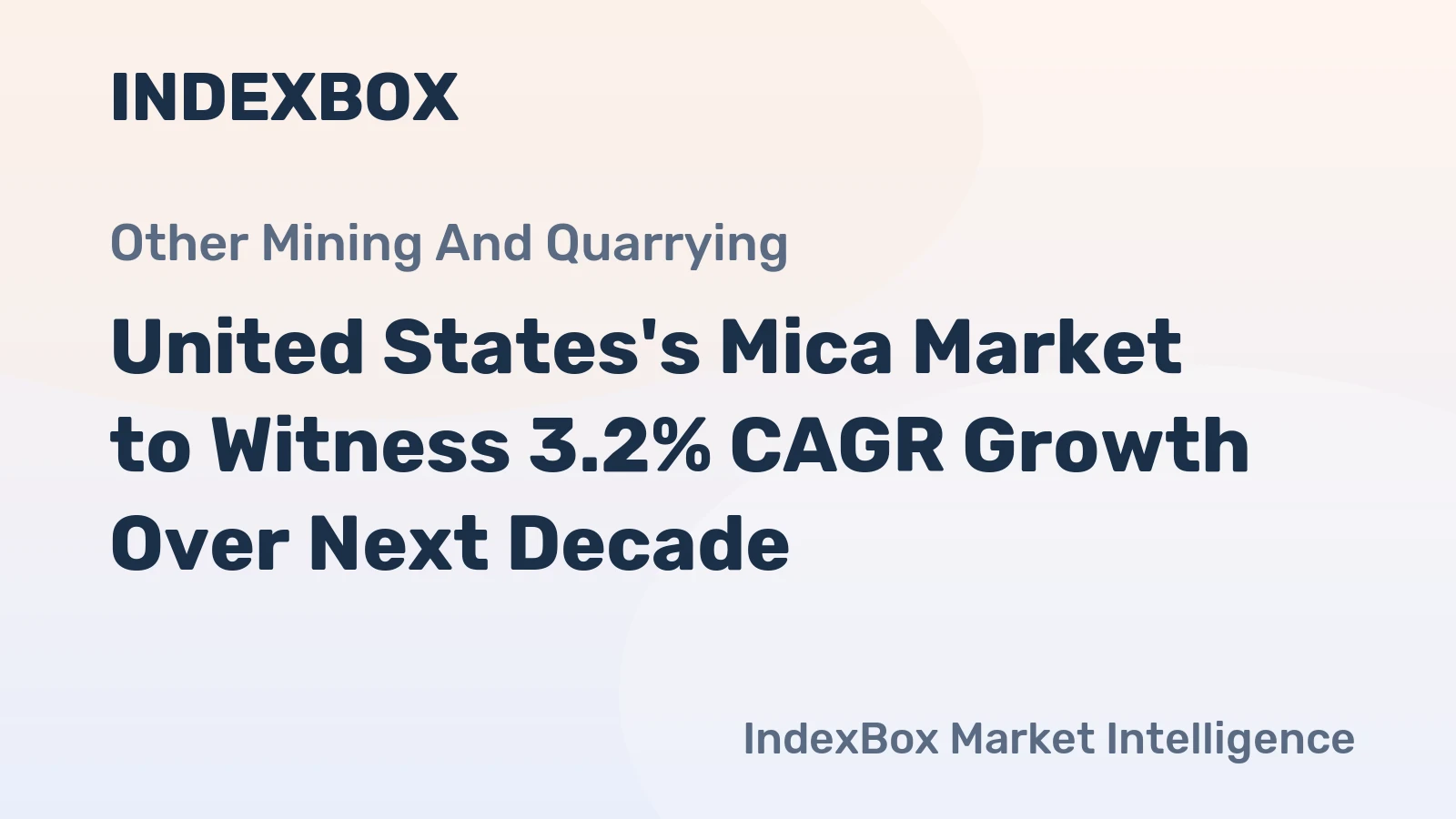 United States's Mica Market to Witness 3.2% CAGR Growth Over Next Decade