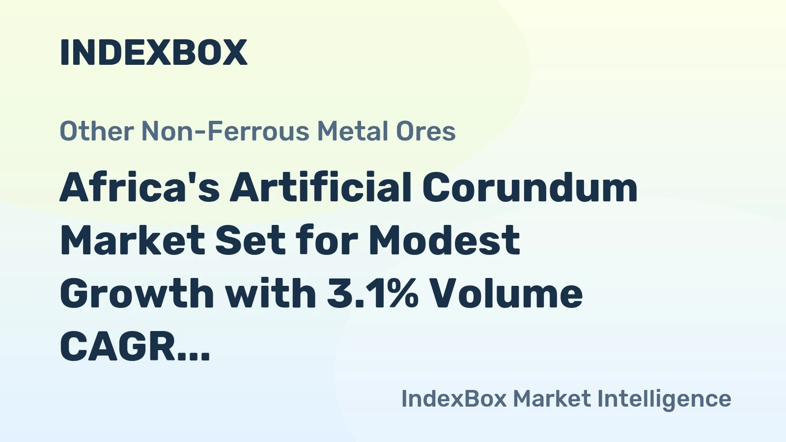 Africa's Artificial Corundum Market Set for Modest Growth with 3.1% Volume CAGR Through 2035