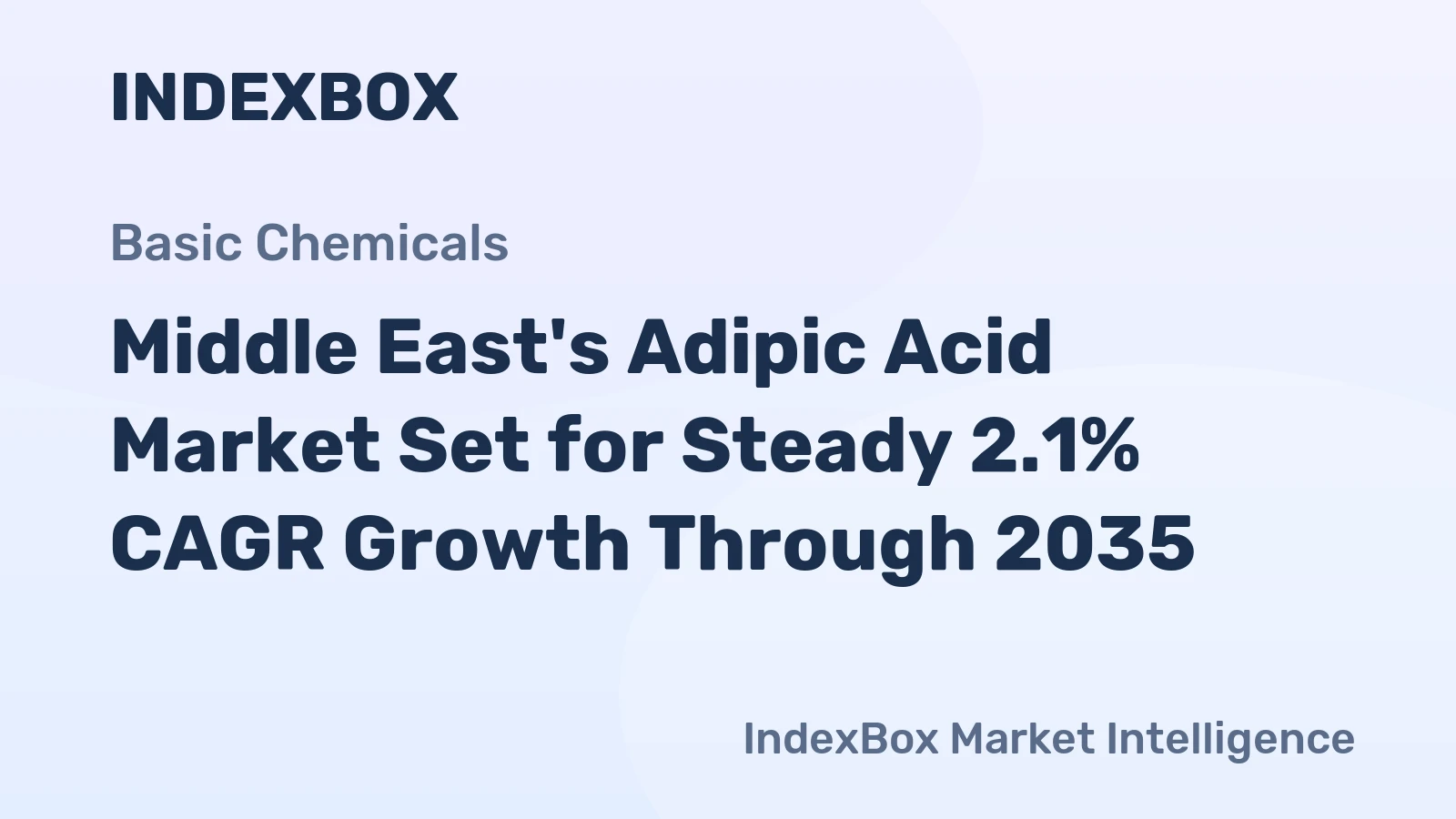Middle East's Adipic Acid Market Set for Steady 2.1% CAGR Growth Through 2035