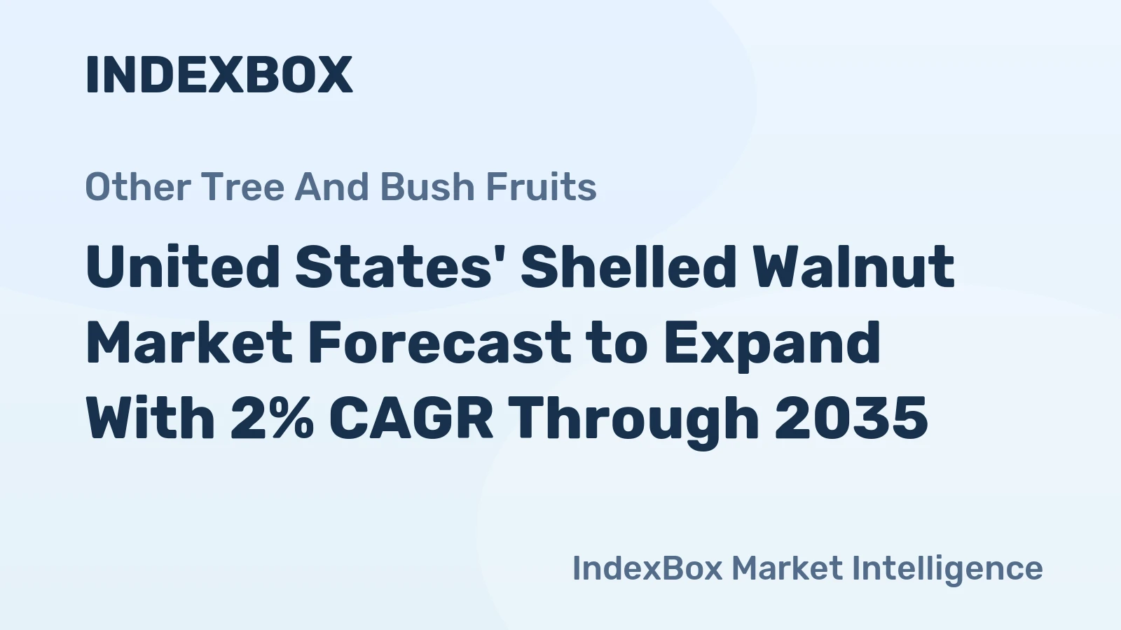 United States' Shelled Walnut Market Forecast to Expand With 2% CAGR Through 2035