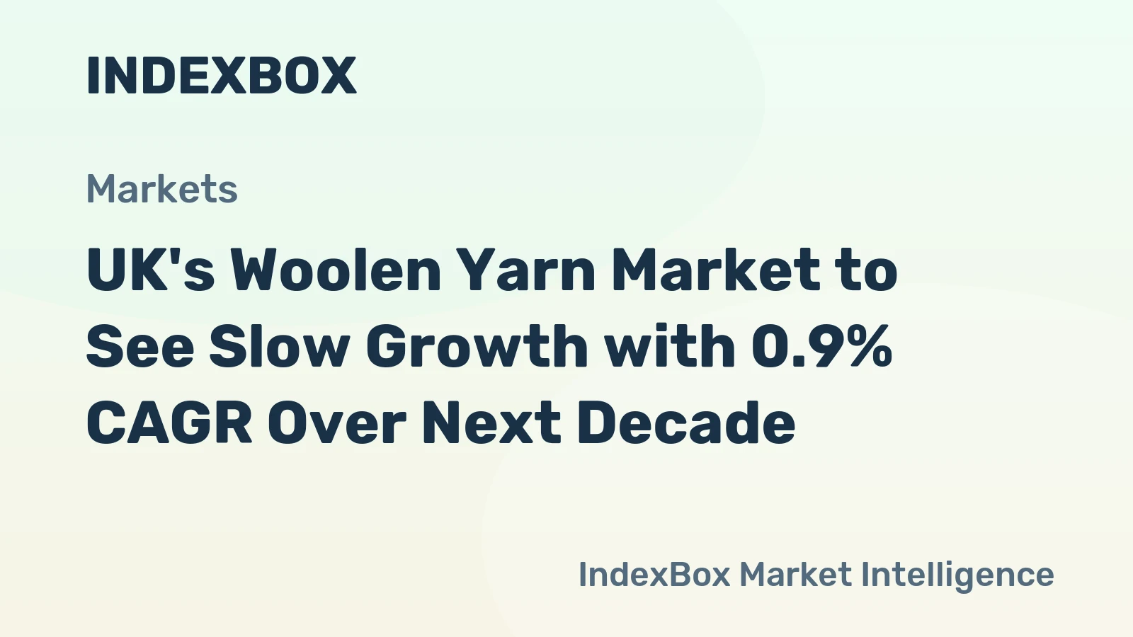 UK's Woolen Yarn Market to See Slow Growth with 0.9% CAGR Over Next Decade