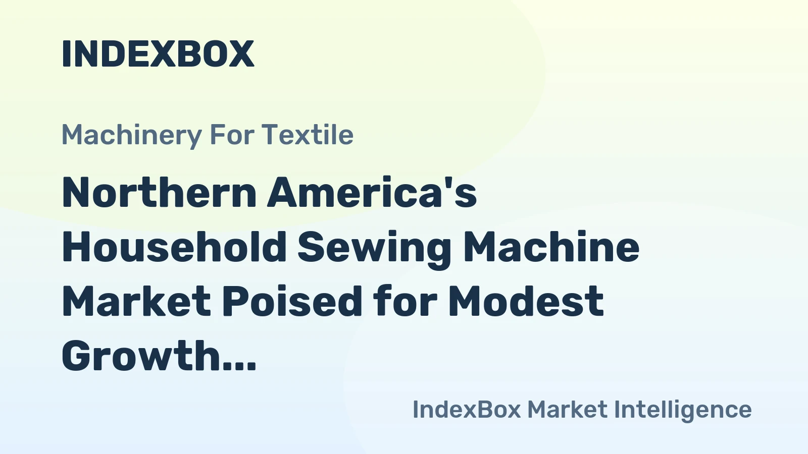 Northern America's Household Sewing Machine Market Poised for Modest Growth With a +1.9% CAGR Forecast