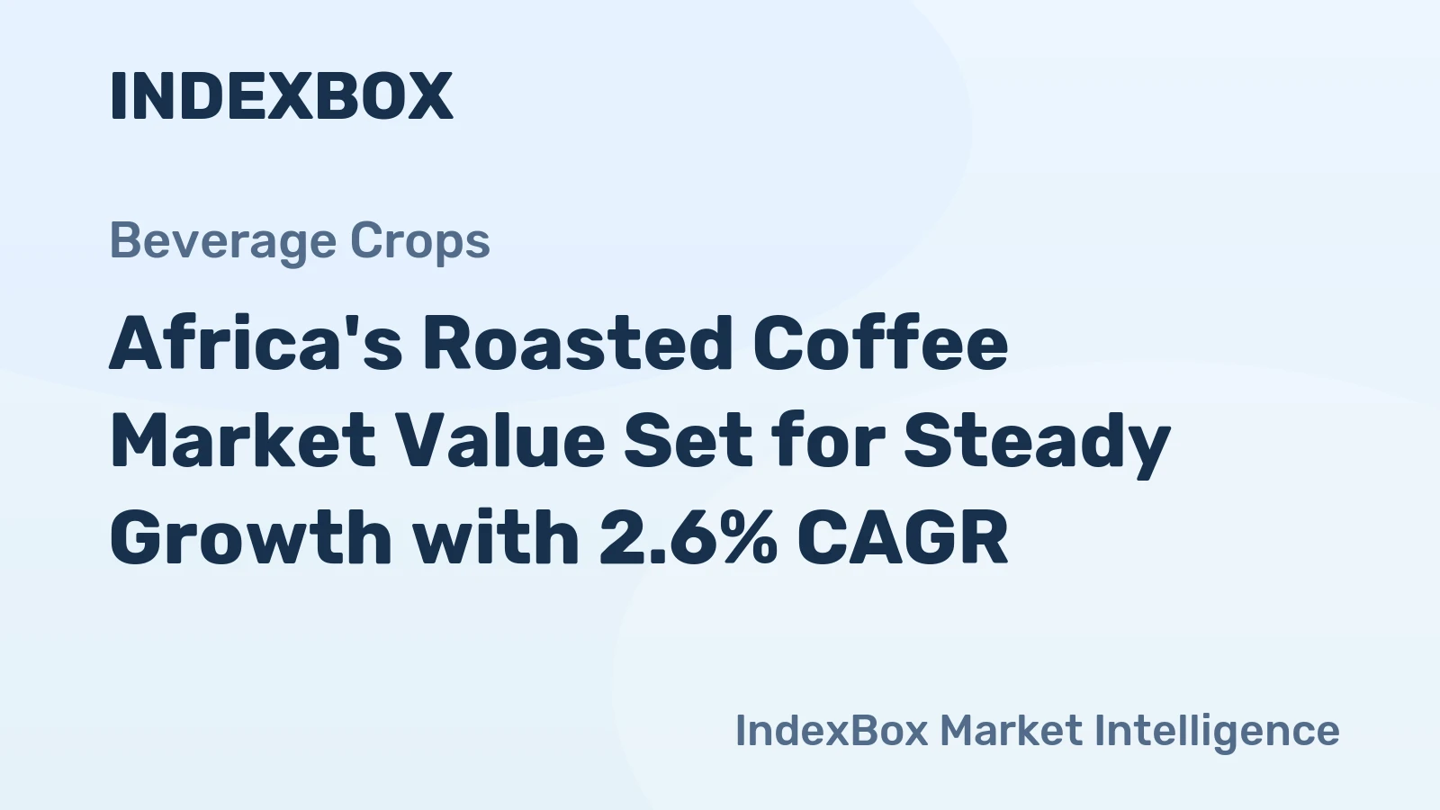 Africa's Roasted Coffee Market Value Set for Steady Growth with 2.6% CAGR