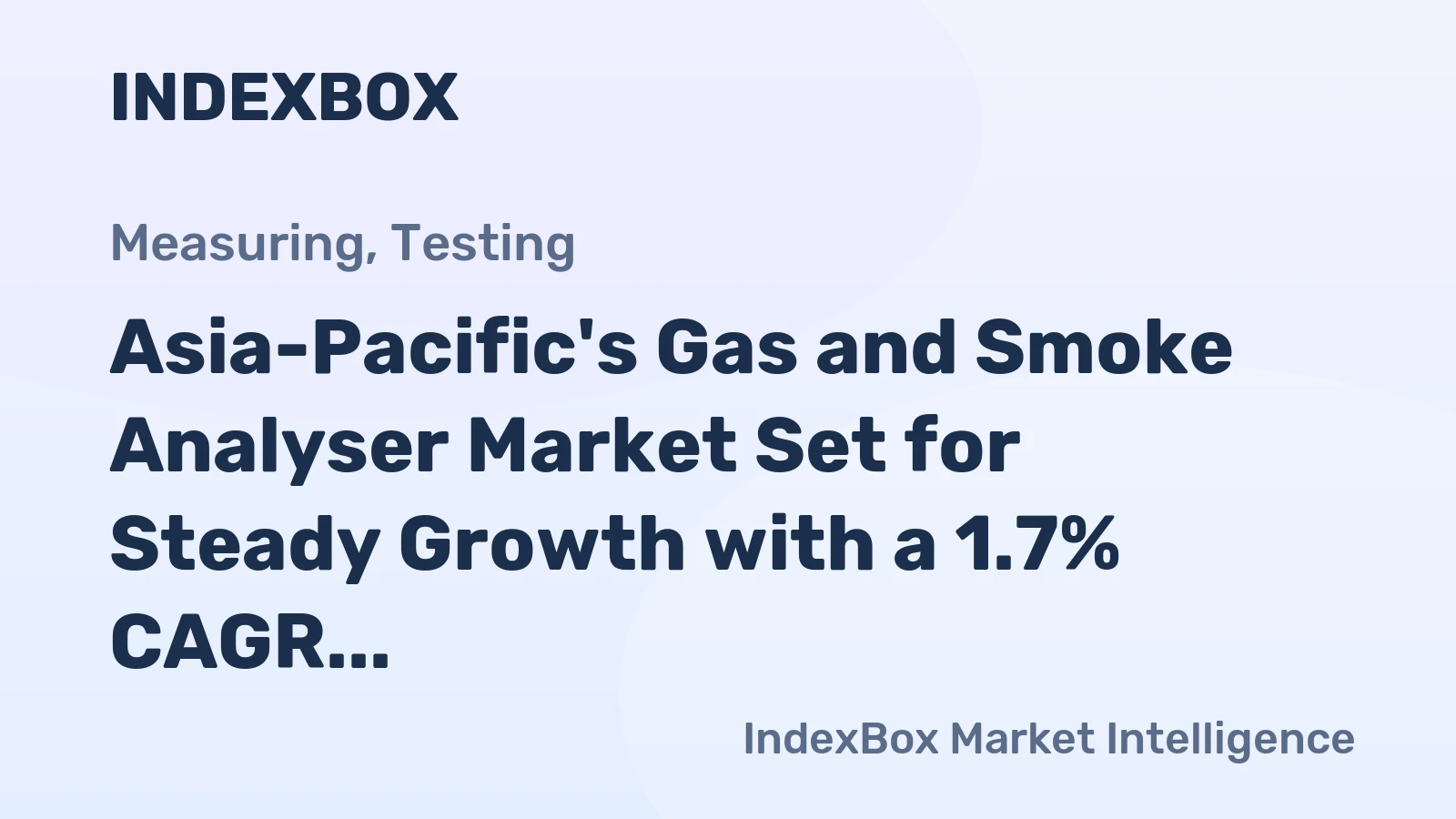 Asia-Pacific's Gas and Smoke Analyser Market Set for Steady Growth with a 1.7% CAGR in Value Through 2035