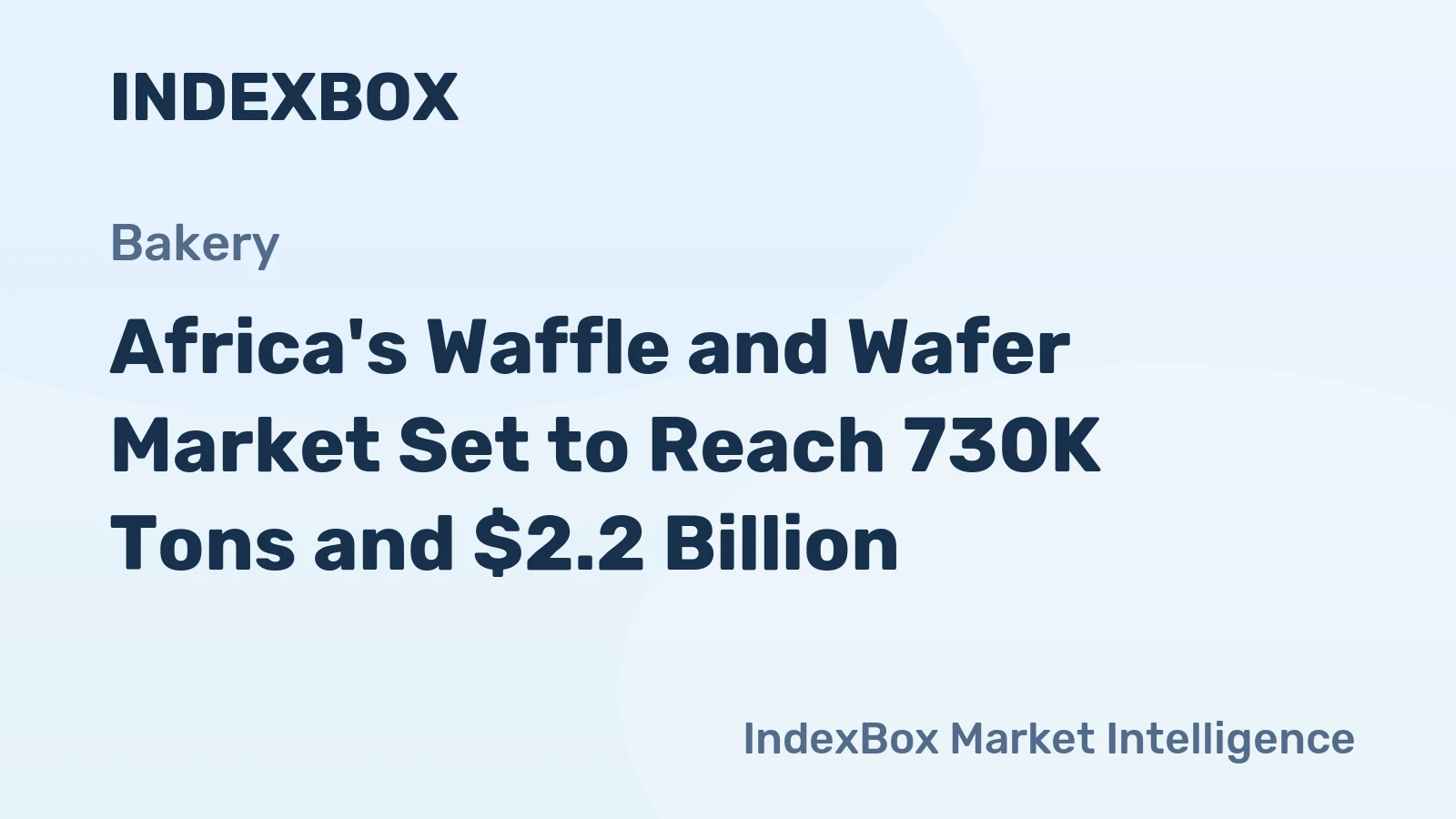 Africa's Waffle and Wafer Market Set to Reach 730K Tons and $2.2 Billion