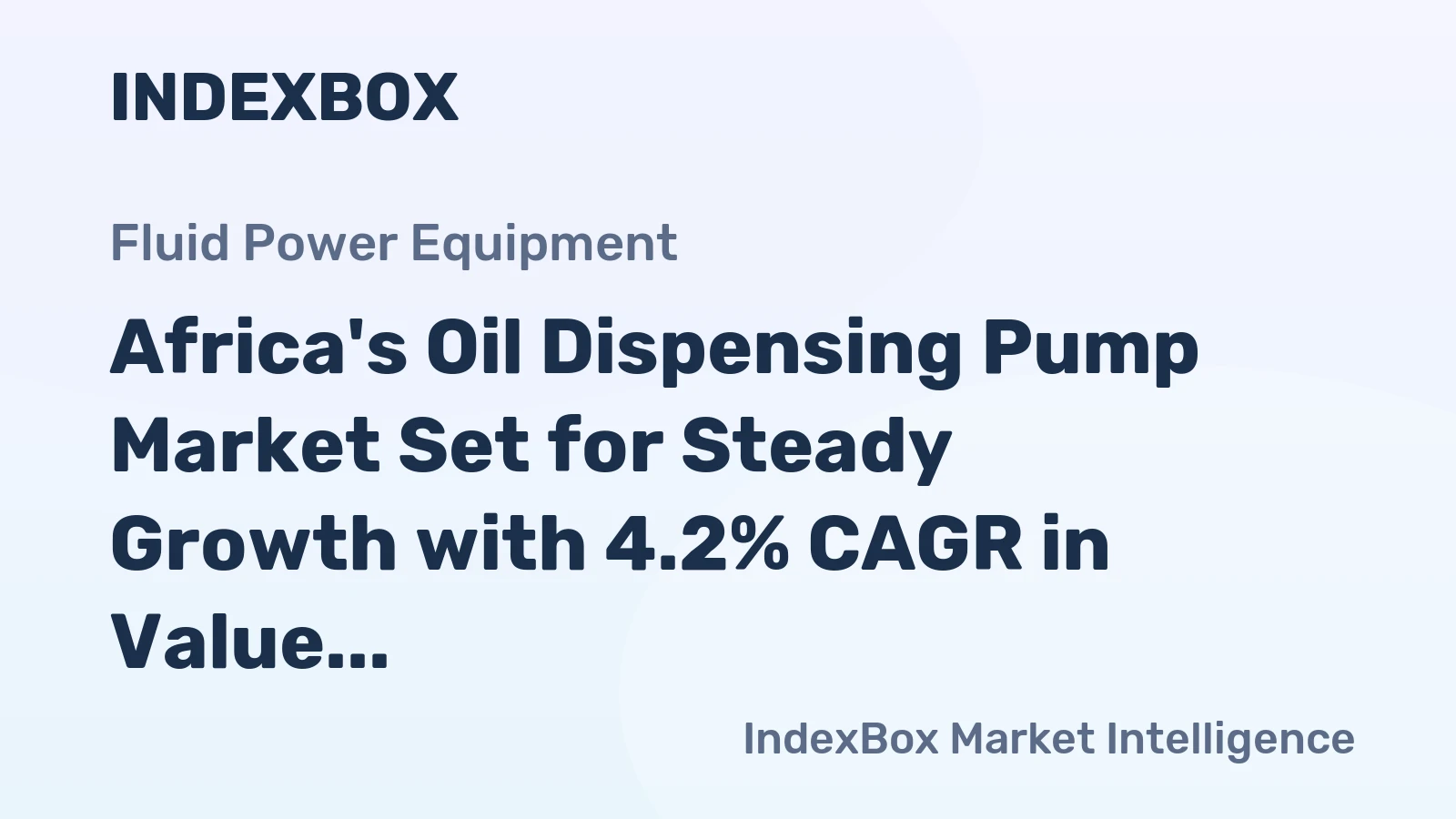 Africa's Oil Dispensing Pump Market Set for Steady Growth with 4.2% CAGR in Value Through 2035