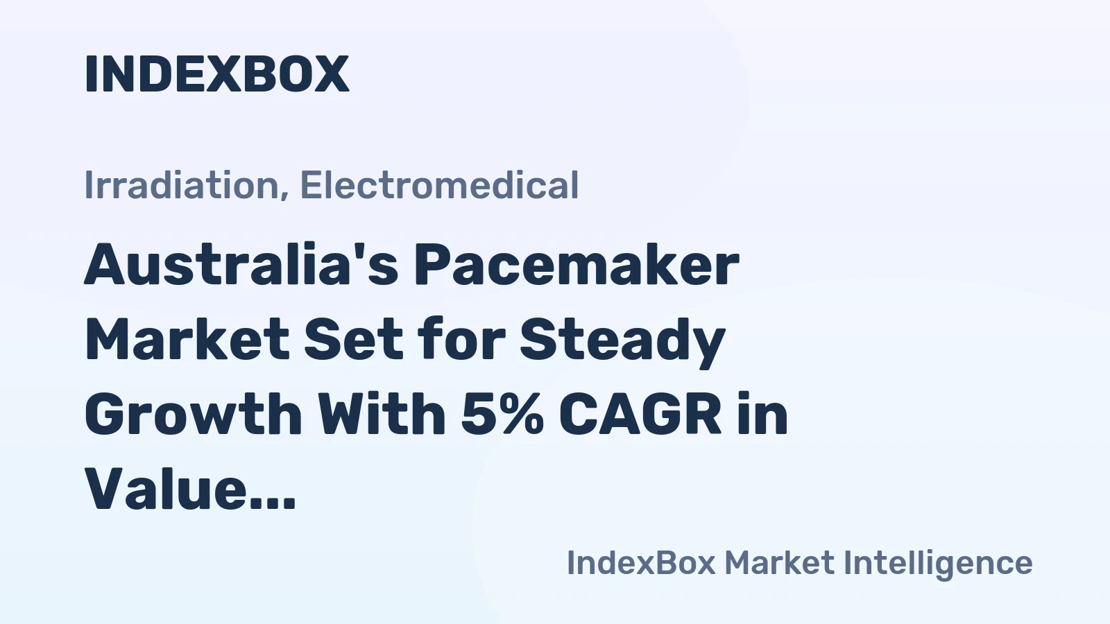 Australia's Pacemaker Market Set for Steady Growth With 5% CAGR in Value Through 2035