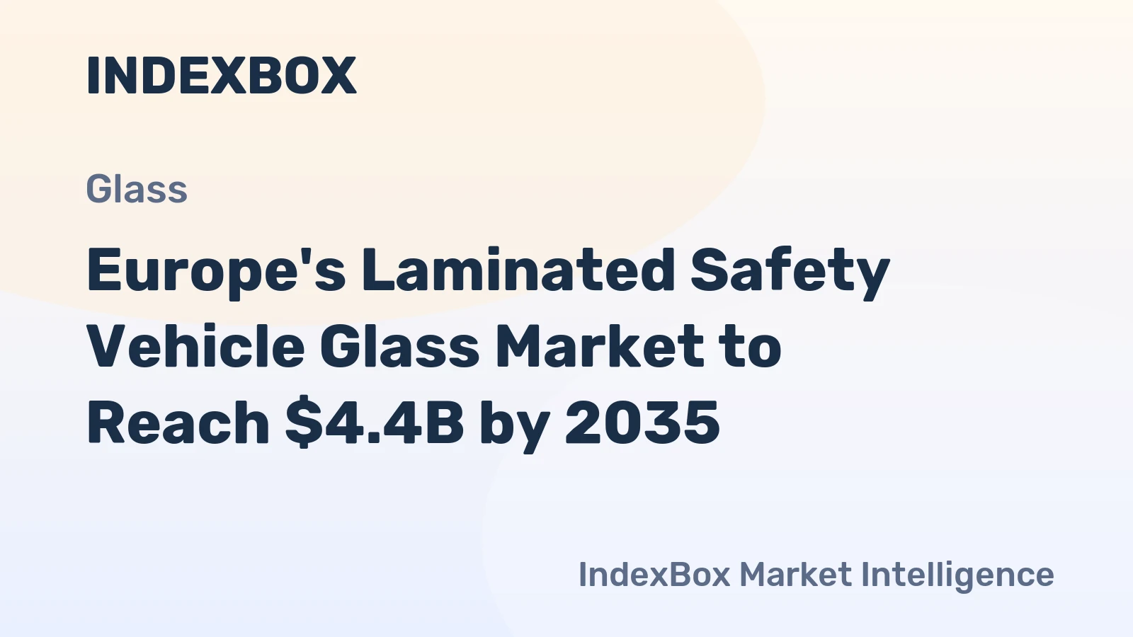 Europe's Laminated Safety Vehicle Glass Market to Reach $4.4B by 2035