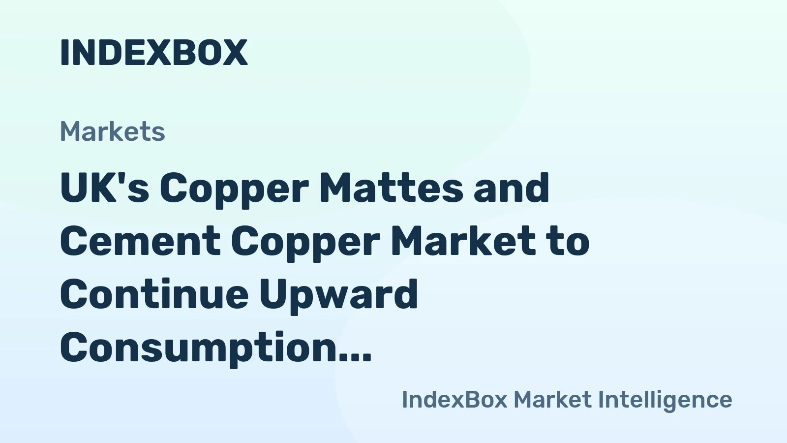 UK's Copper Mattes and Cement Copper Market to Continue Upward Consumption Trend, Expected to Reach 4.5K tons and $28M by 2035