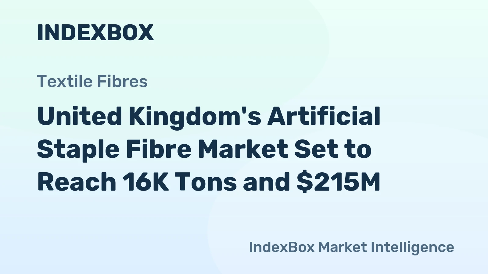 United Kingdom's Artificial Staple Fibre Market Set to Reach 16K Tons and $215M