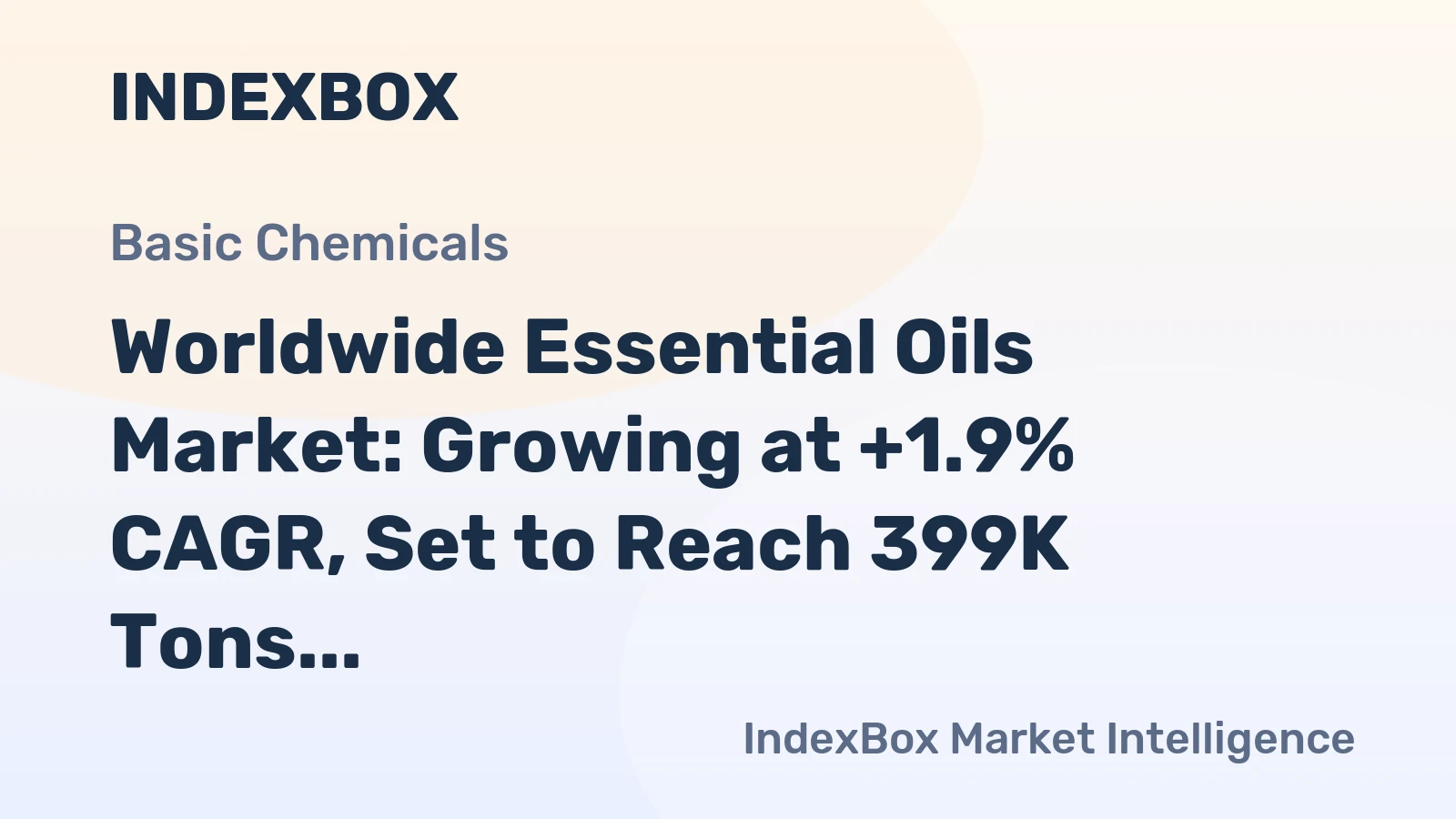 Worldwide Essential Oils Market: Growing at +1.9% CAGR, Set to Reach 399K Tons by 2035