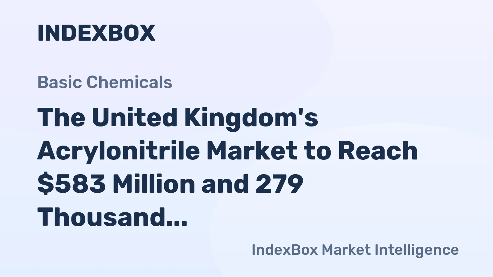 The United Kingdom's Acrylonitrile Market to Reach $583 Million and 279 Thousand Tons by 2035
