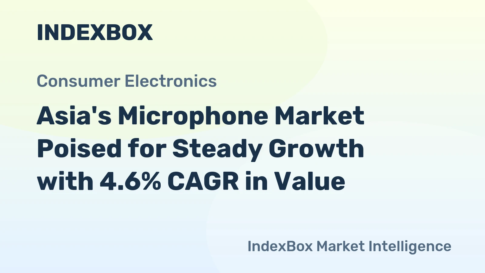 Asia's Microphone Market Poised for Steady Growth with 4.6% CAGR in Value