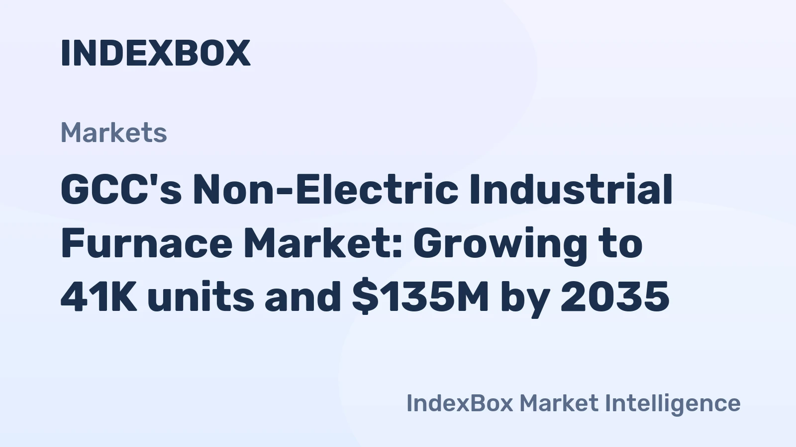 GCC's Non-Electric Industrial Furnace Market: Growing to 41K units and $135M by 2035