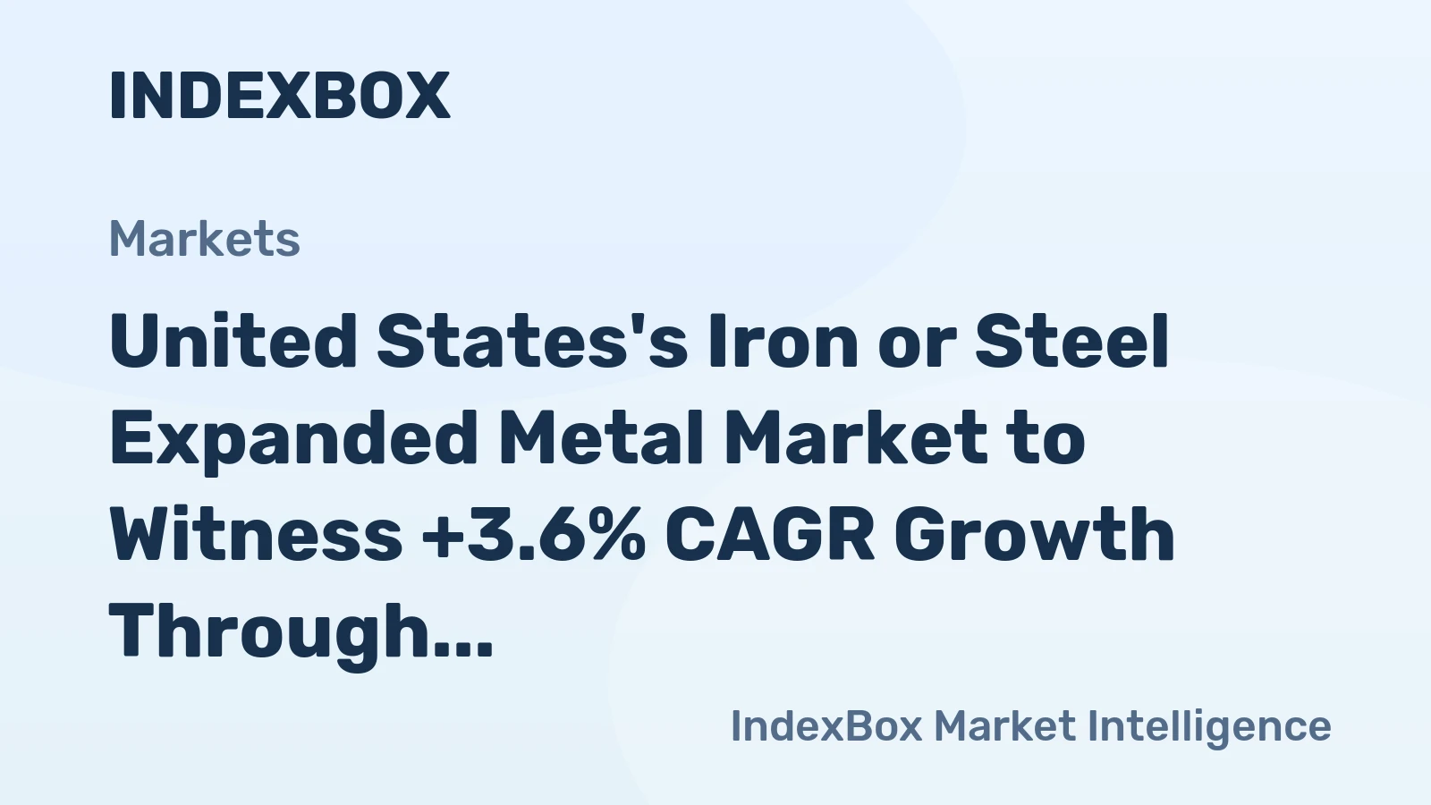 United States's Iron or Steel Expanded Metal Market to Witness +3.6% CAGR Growth Through 2035