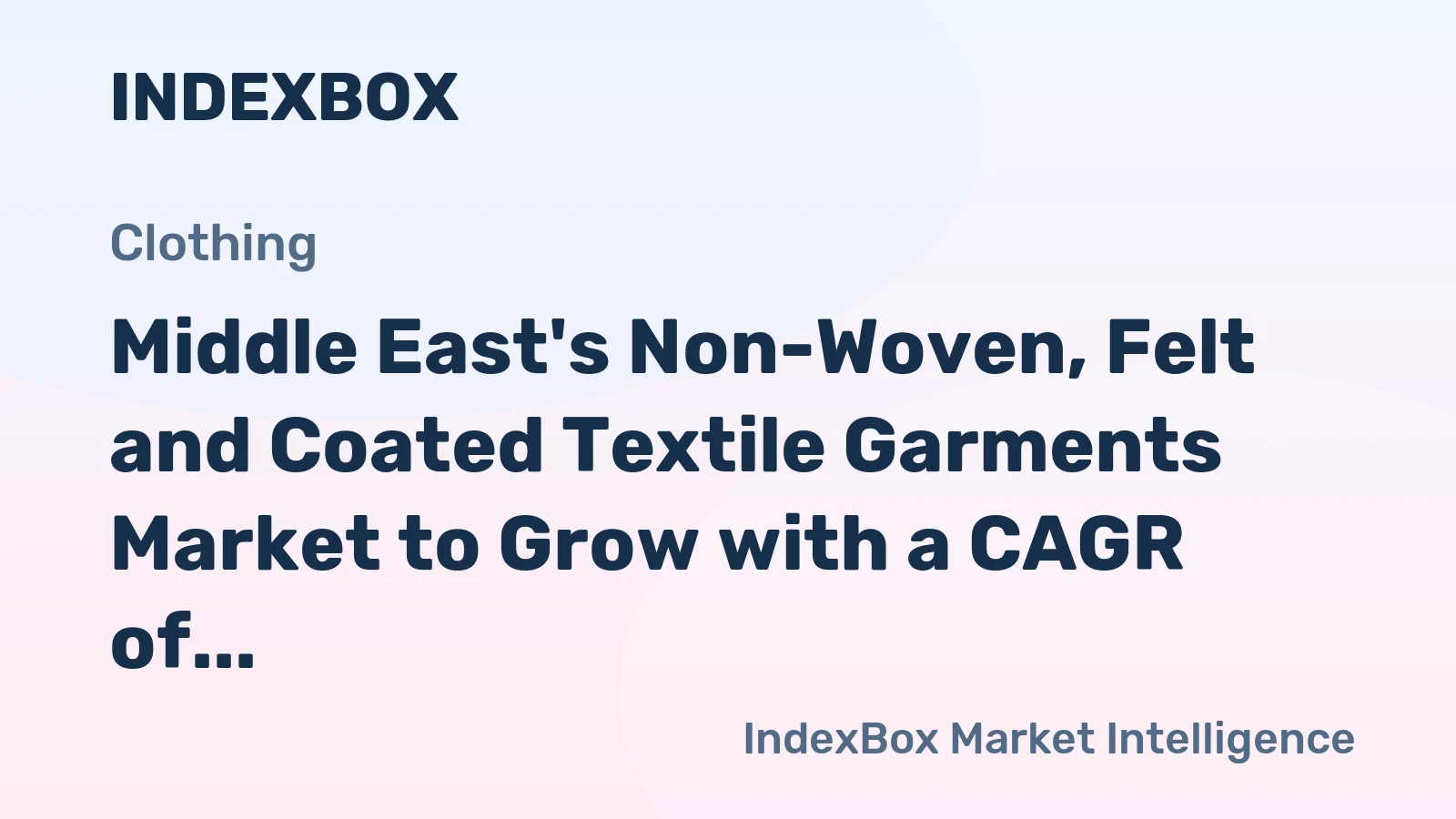 Middle East's Non-Woven, Felt and Coated Textile Garments Market to Grow with a CAGR of +1.0% from 2024 to 2035