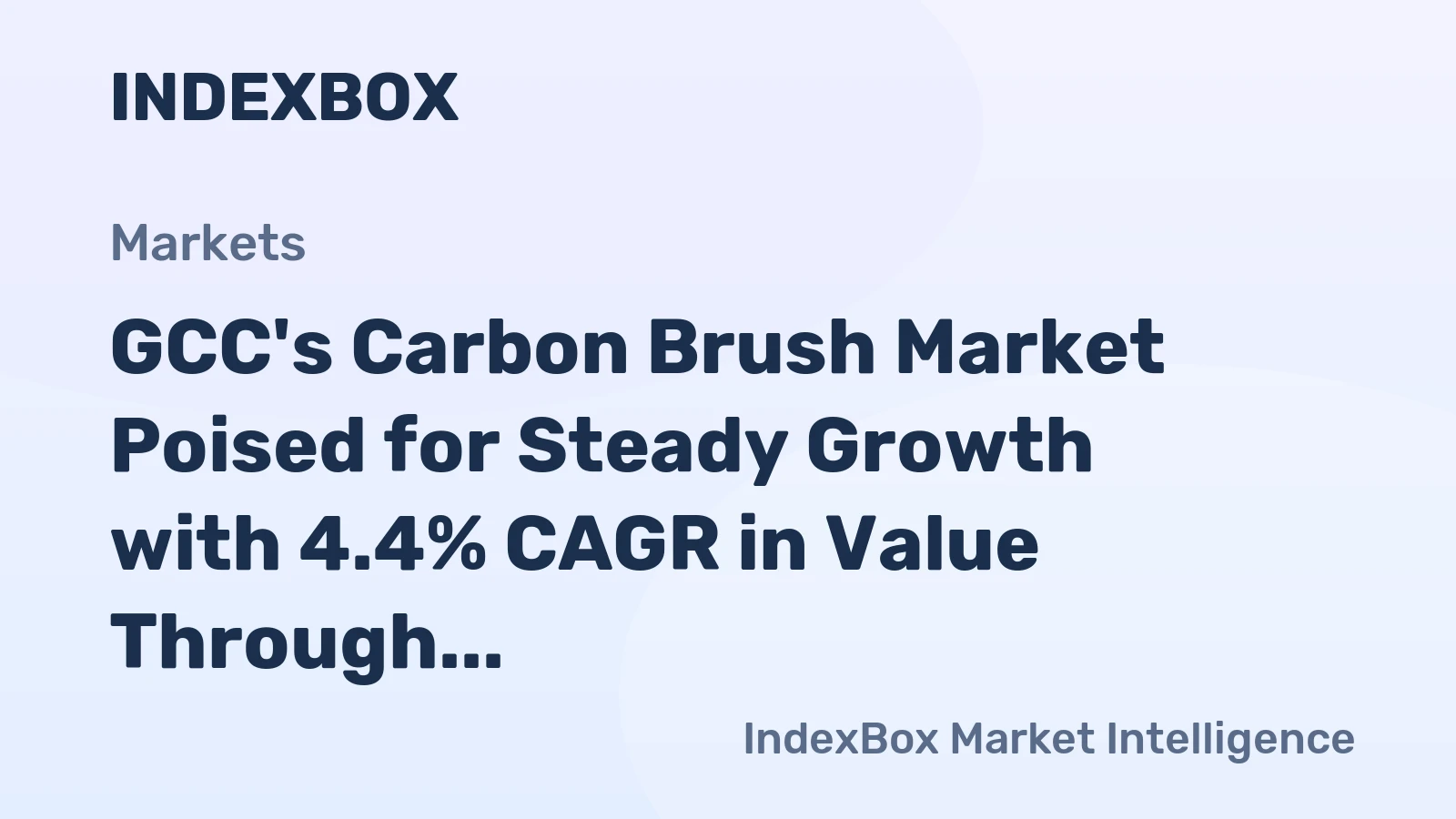 GCC's Carbon Brush Market Poised for Steady Growth with 4.4% CAGR in Value Through 2035