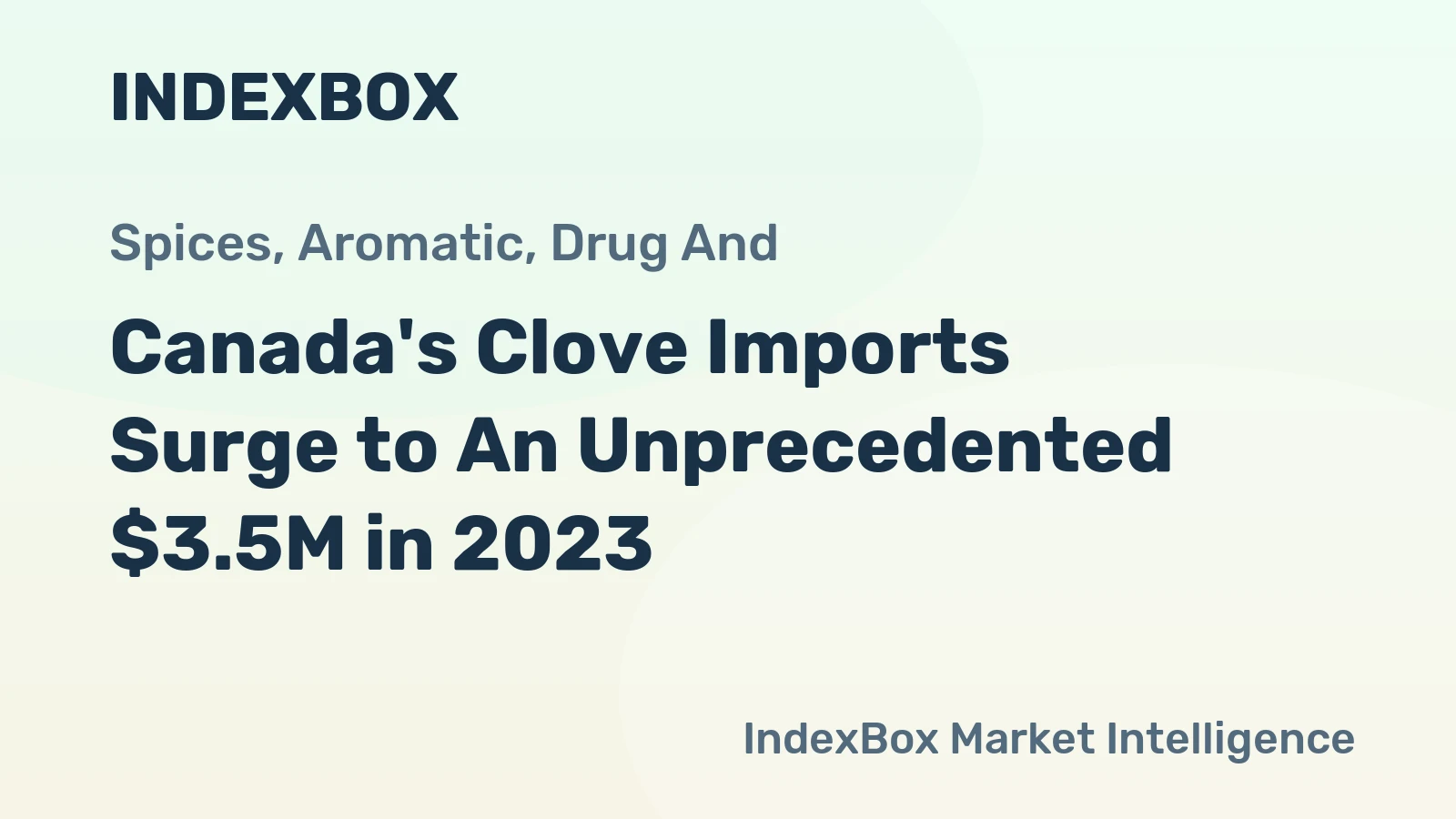 Canada's Clove Imports Surge to An Unprecedented $3.5M in 2023