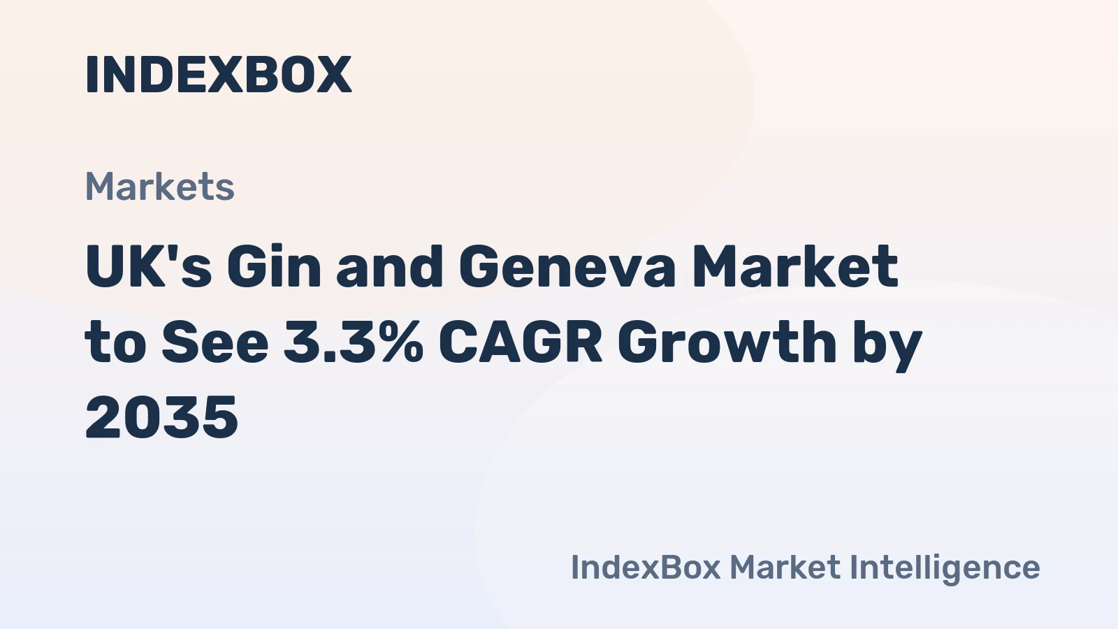 UK's Gin and Geneva Market to See 3.3% CAGR Growth by 2035